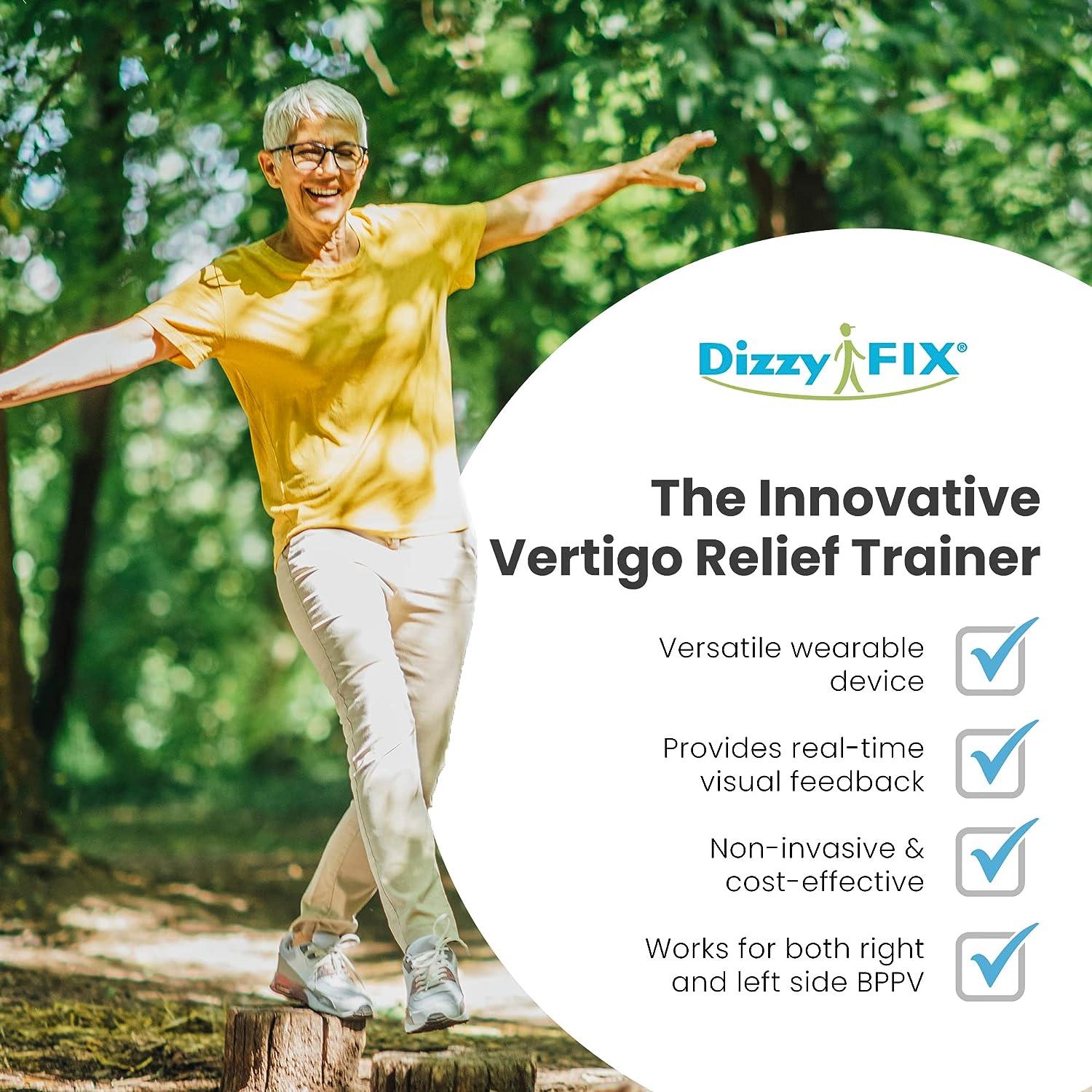 DizzyFIX Vertigo Relief Trainer - Non-Drug Solution for BPPV ...