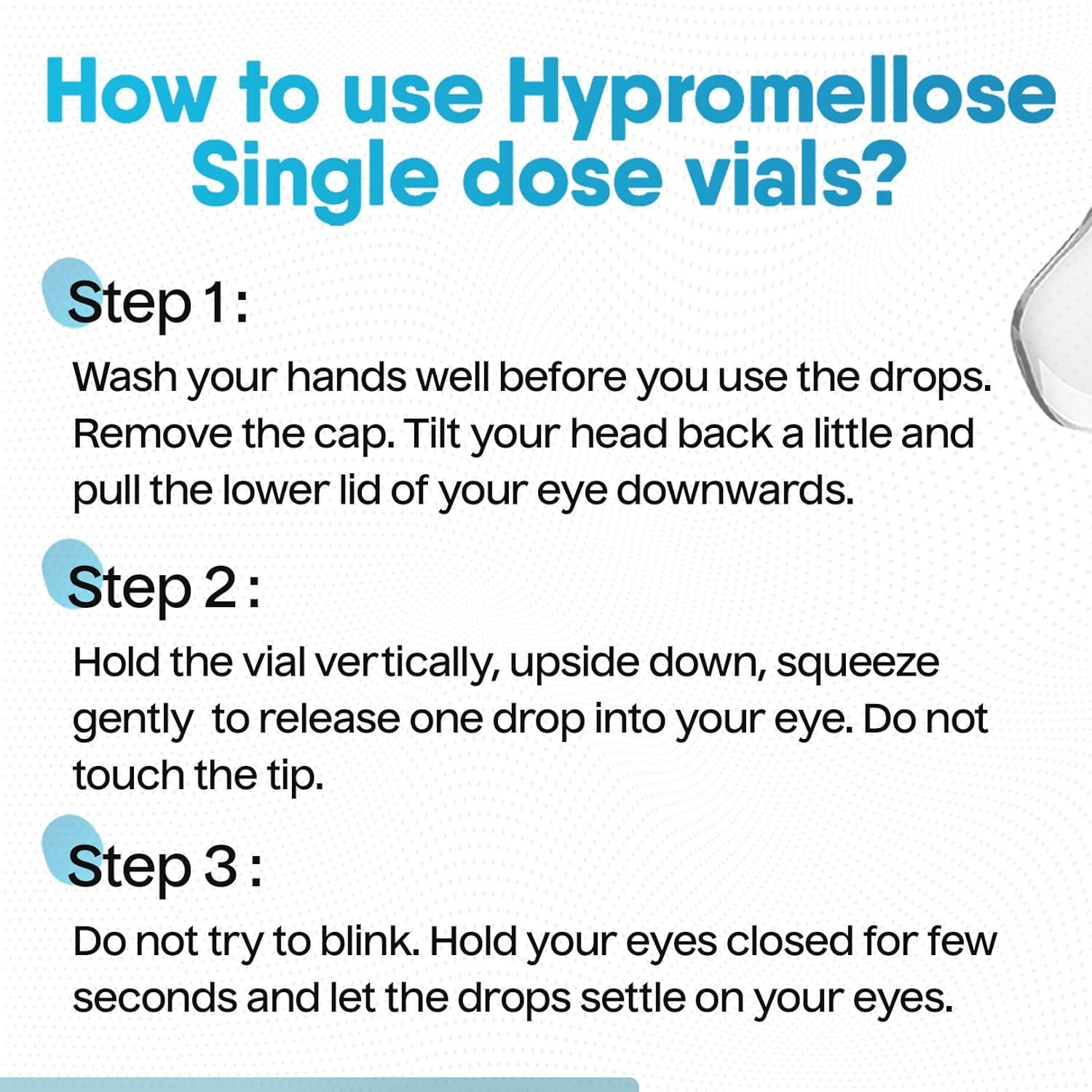 Ocufresh Hypromellose Eye Drops Single Dose Pack of 30 - Preservative ...