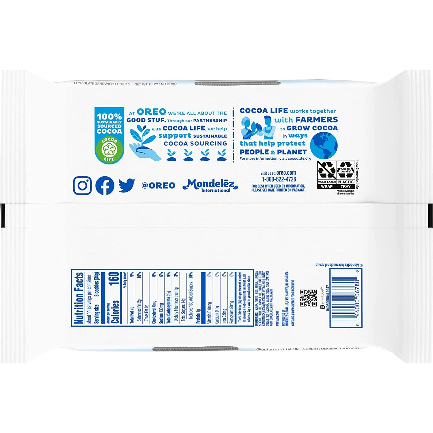 OREO Gluten Free Chocolate Sandwich Cookies - 12 Packs (13.29 oz each ...