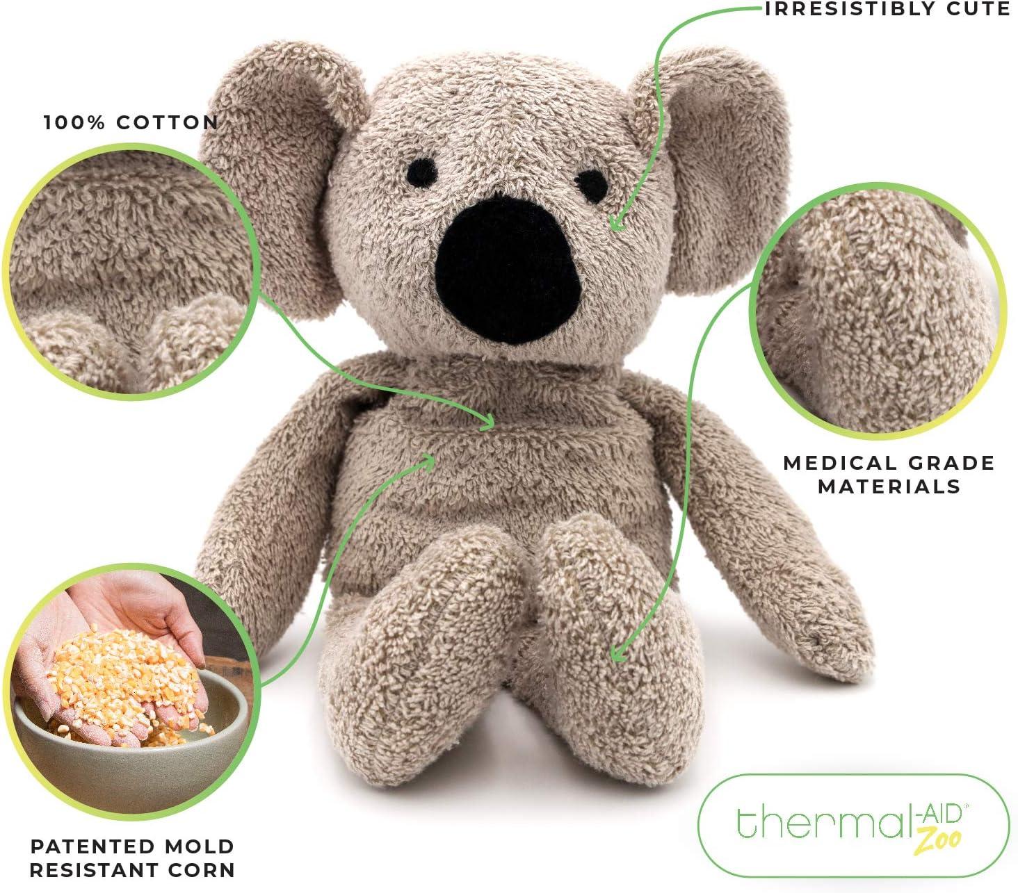 Thermal-Aid Zoo Ollie The Koala Kids Hot/Cold Heating Pad Stuffed ...