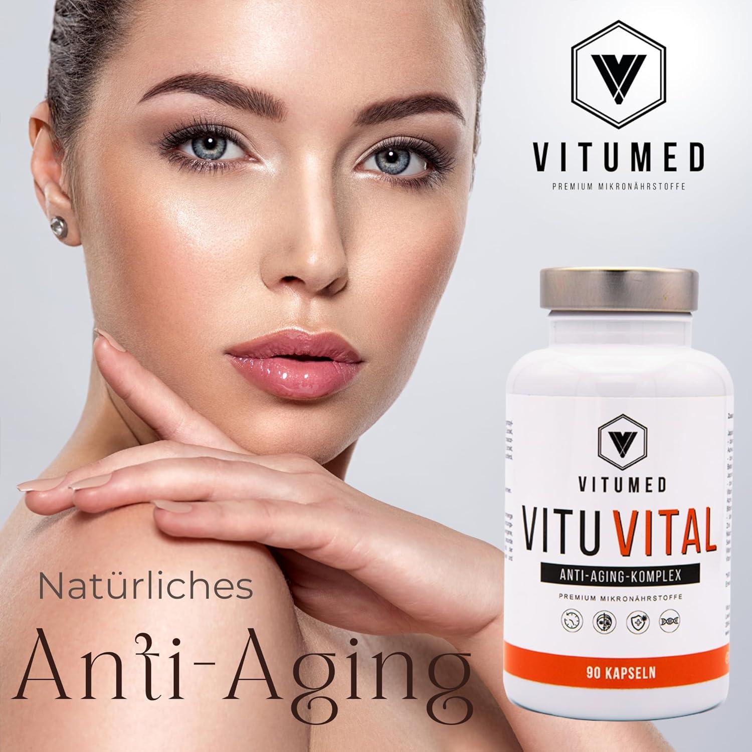 Buy Anti-Aging Capsules - 90 Vegan Capsules with Resveratrol ...