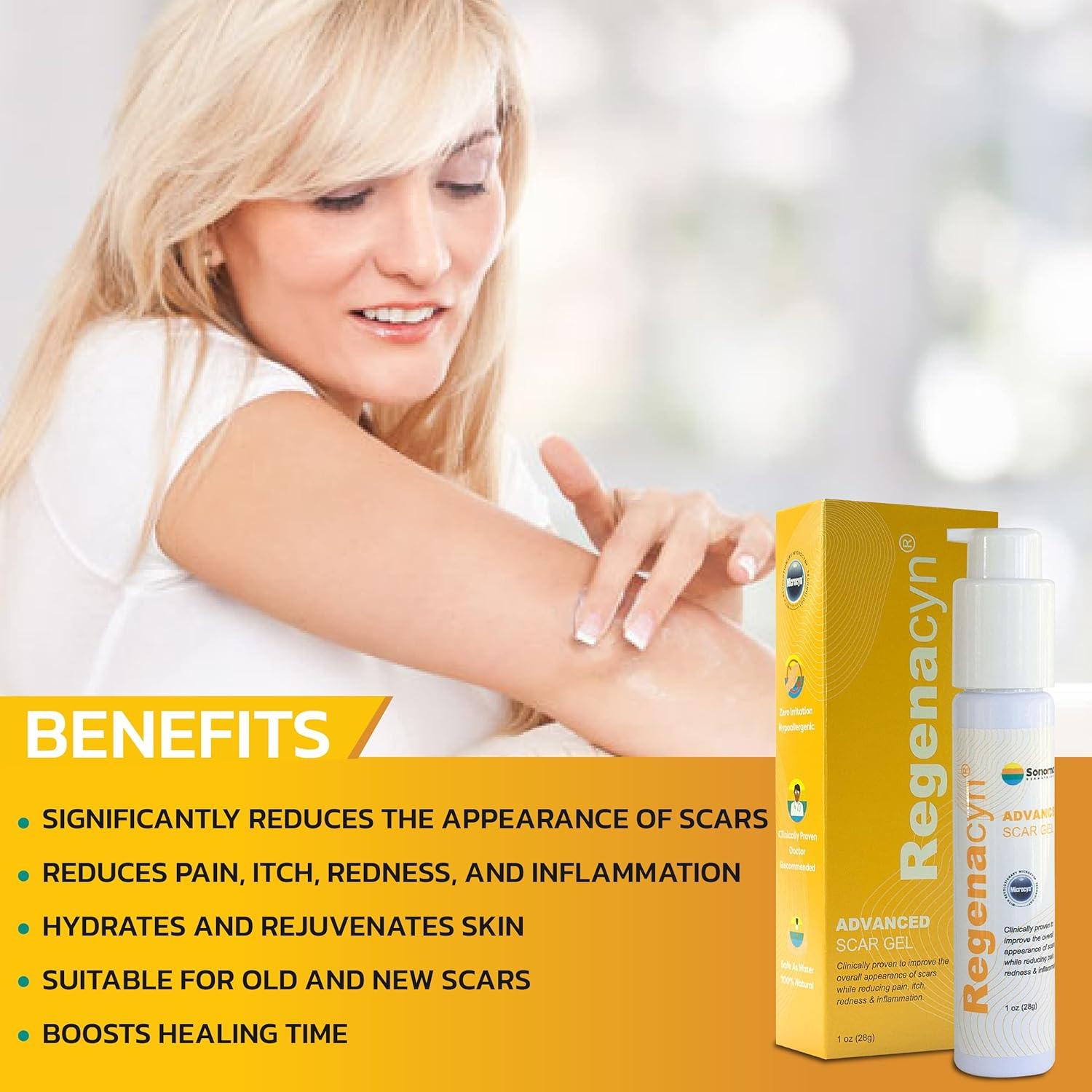 Regenacyn Scar Gel Advanced Acne Scar Treatment With Hypochlorous Acid