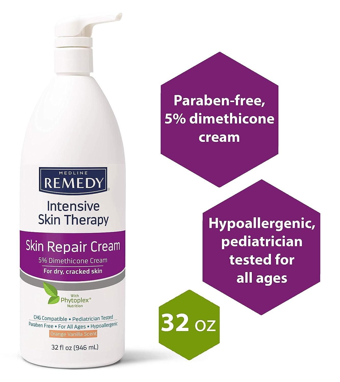 Medline Remedy Intensive Skin Therapy Skin Repair Cream 32 oz ...
