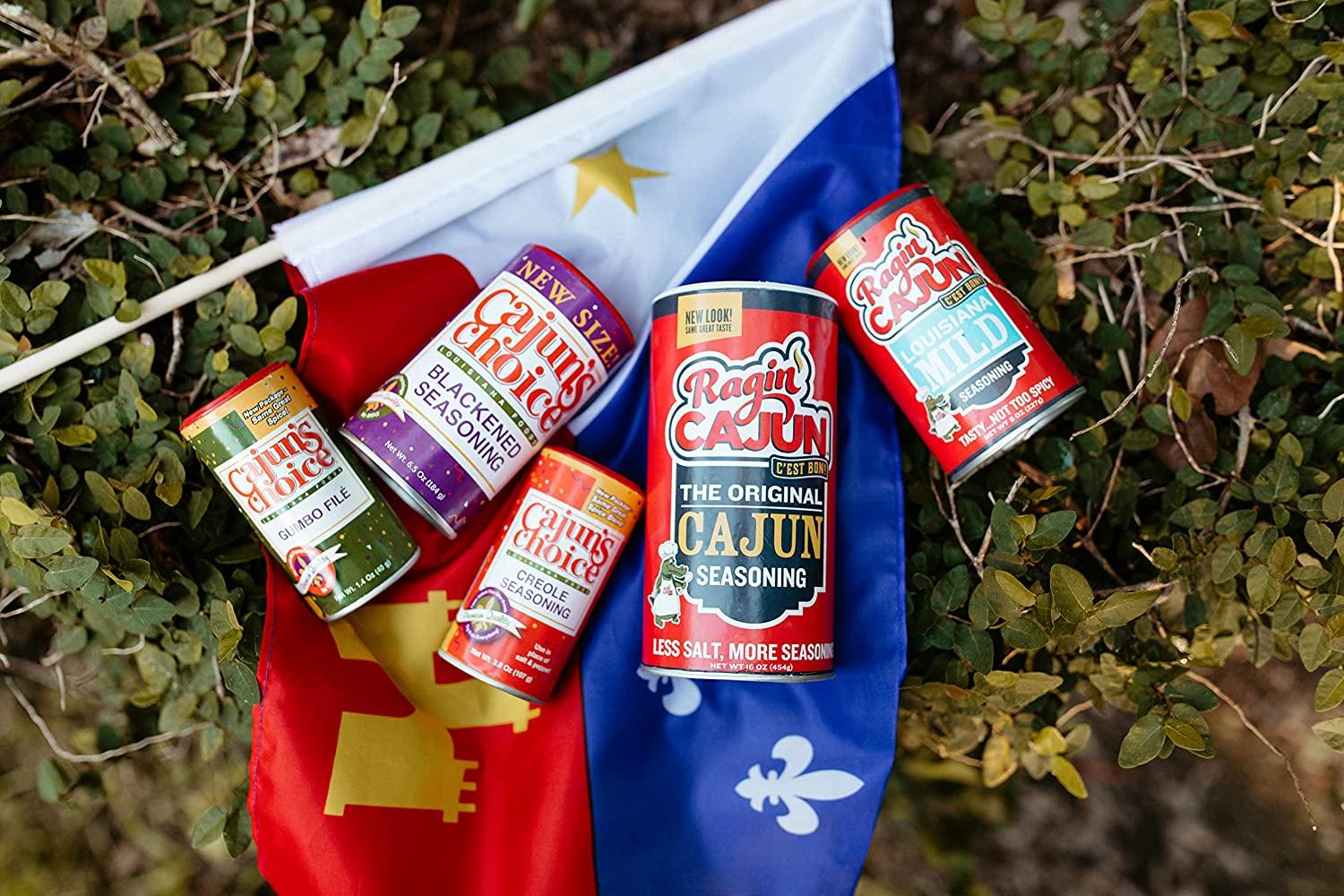 Ragin' Cajun All Purpose Original Cajun Seasoning 16 oz - 1 Pound Pack ...