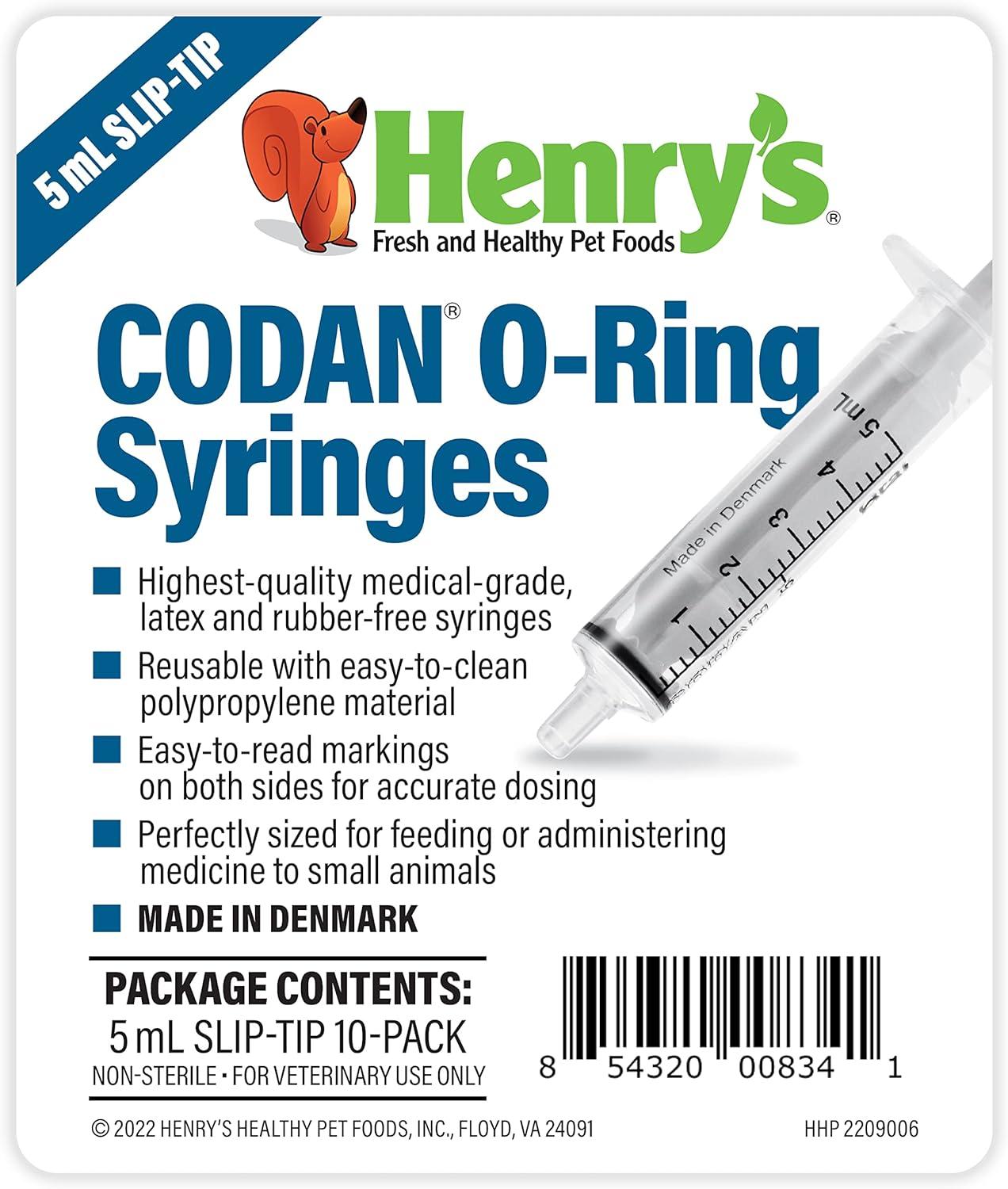 CODAN Slip-Tip O-Ring Syringes 5 mL - 10 Pack | Buy Now with Express ...