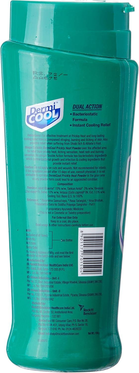 Buy Dermicool Prickly Heat Powder 150g - Soothing Relief for Heat Rash ...