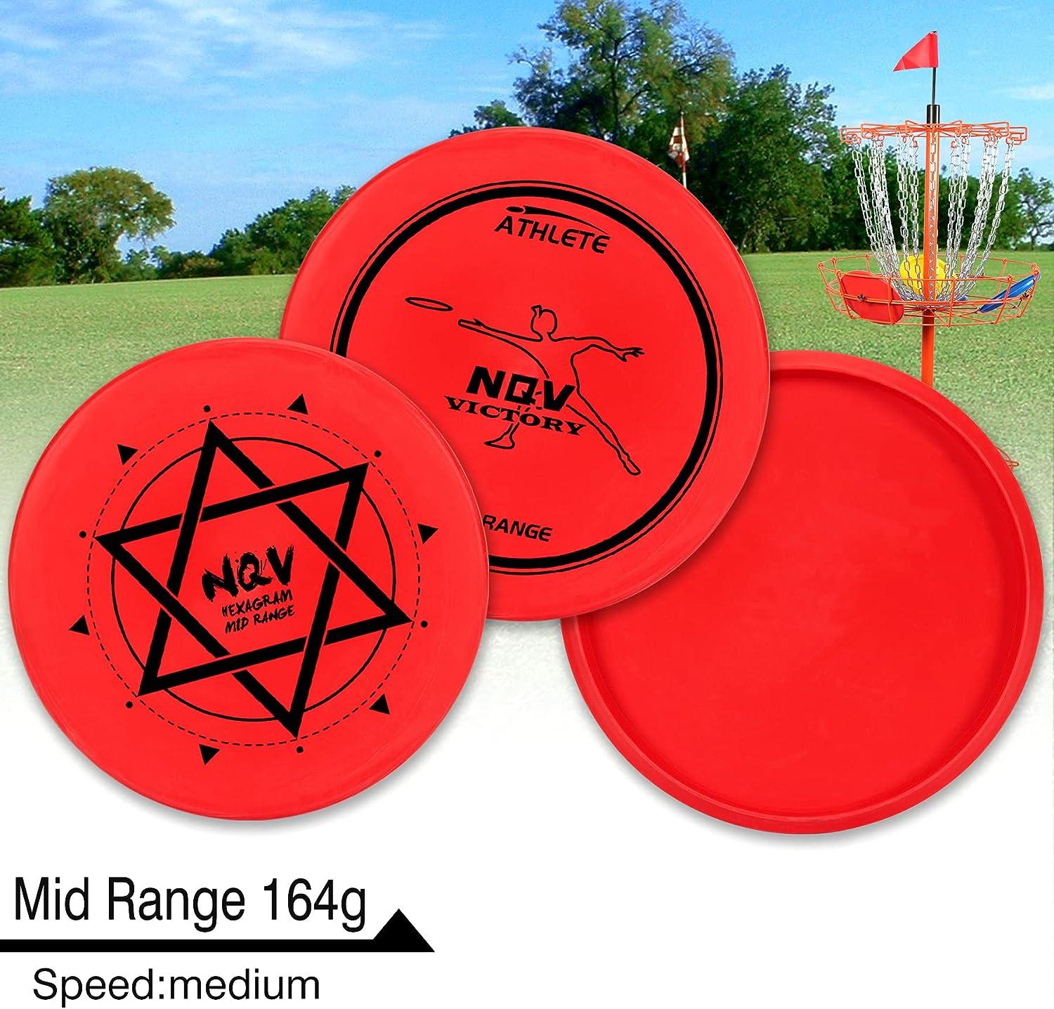 NQV Disc Golf Set - 6 PCS Frisbee Golf Discs with Bag | Disc Golf ...