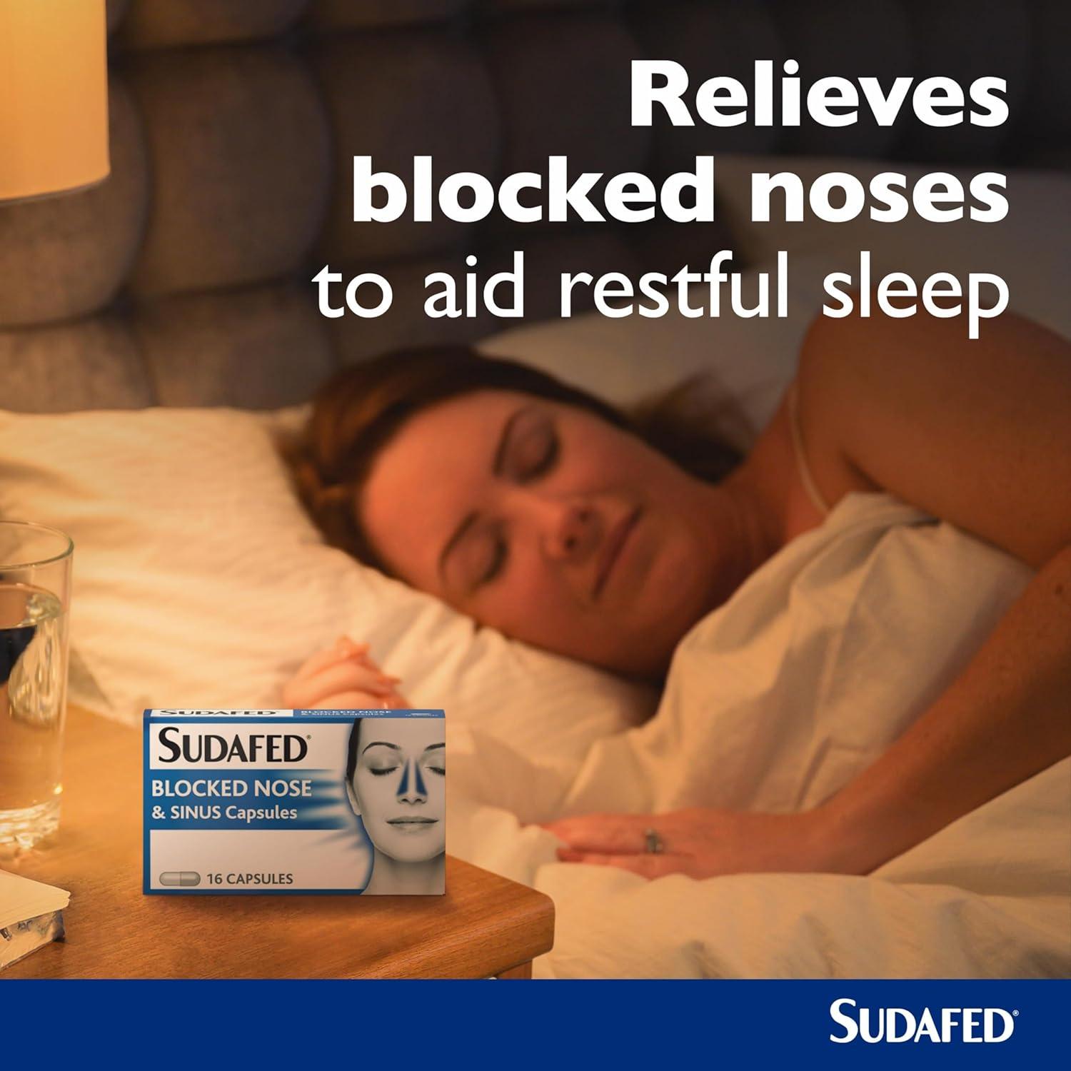 Sudafed Fever Blocked Nose & Sinus Capsules - 16 Capsules | Buy Now ...
