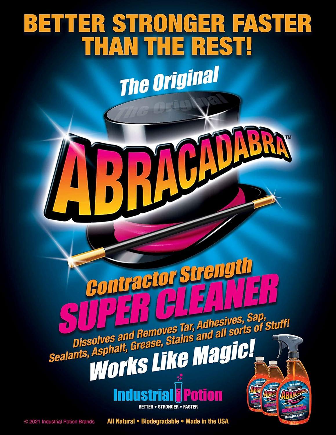 Abracadabra Contractor Strength Super Cleaner - Quick Removal of Tar ...