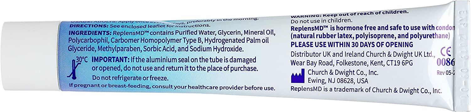 Replens MD Vaginal Gel - 4 Week Supply, 12 Applications | Health ...
