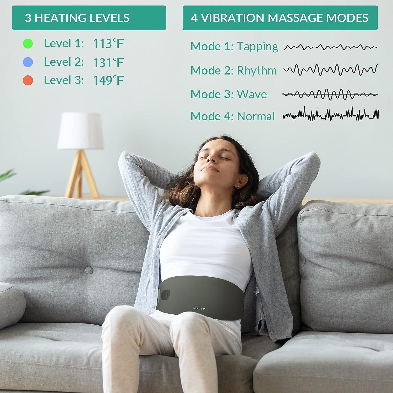 Medcursor Cordless Heating Pad - Portable Graphene Belt Heater for ...