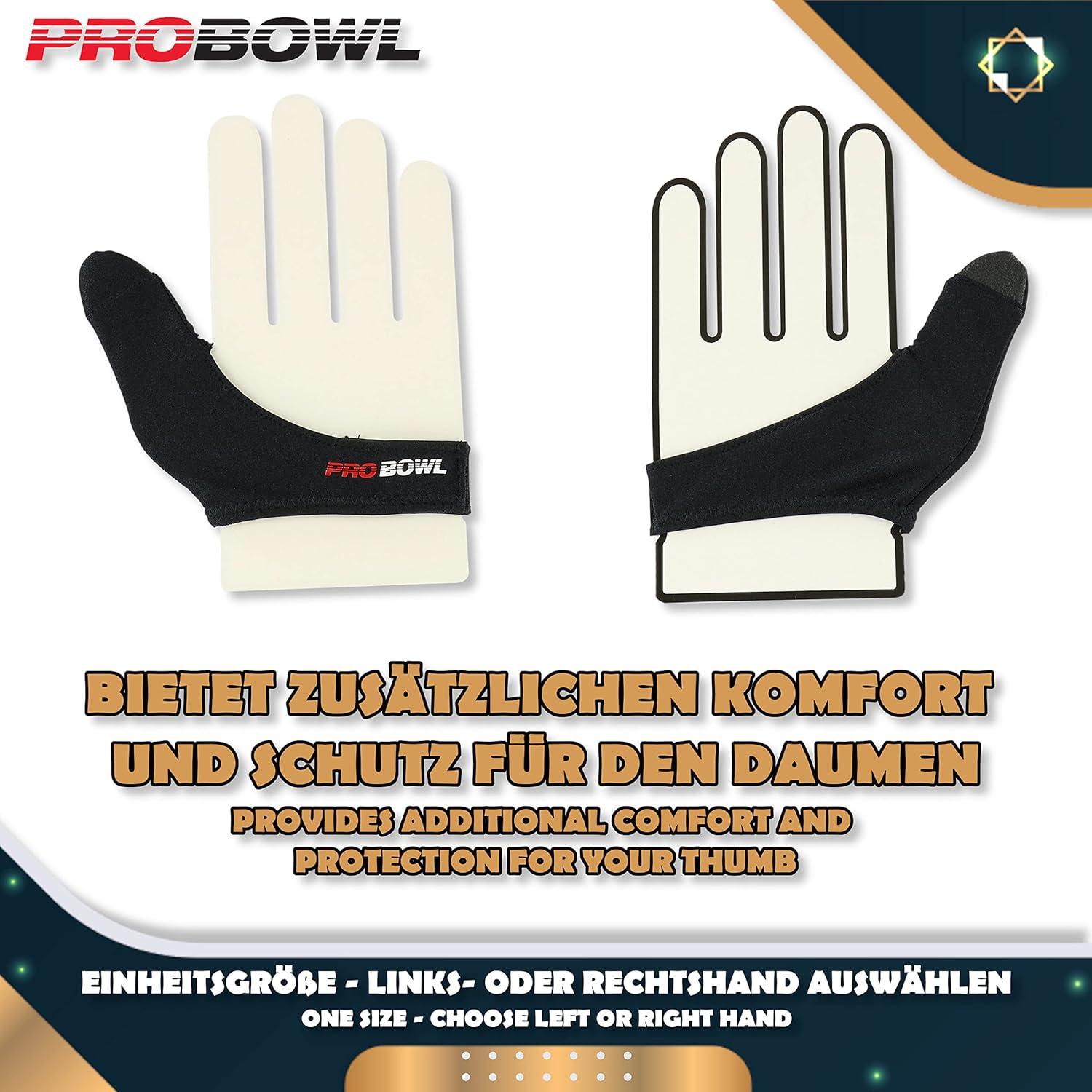 Emax Pro Bowl Thumb Saver Sock - Soft Stretchy Bowling Accessory ...