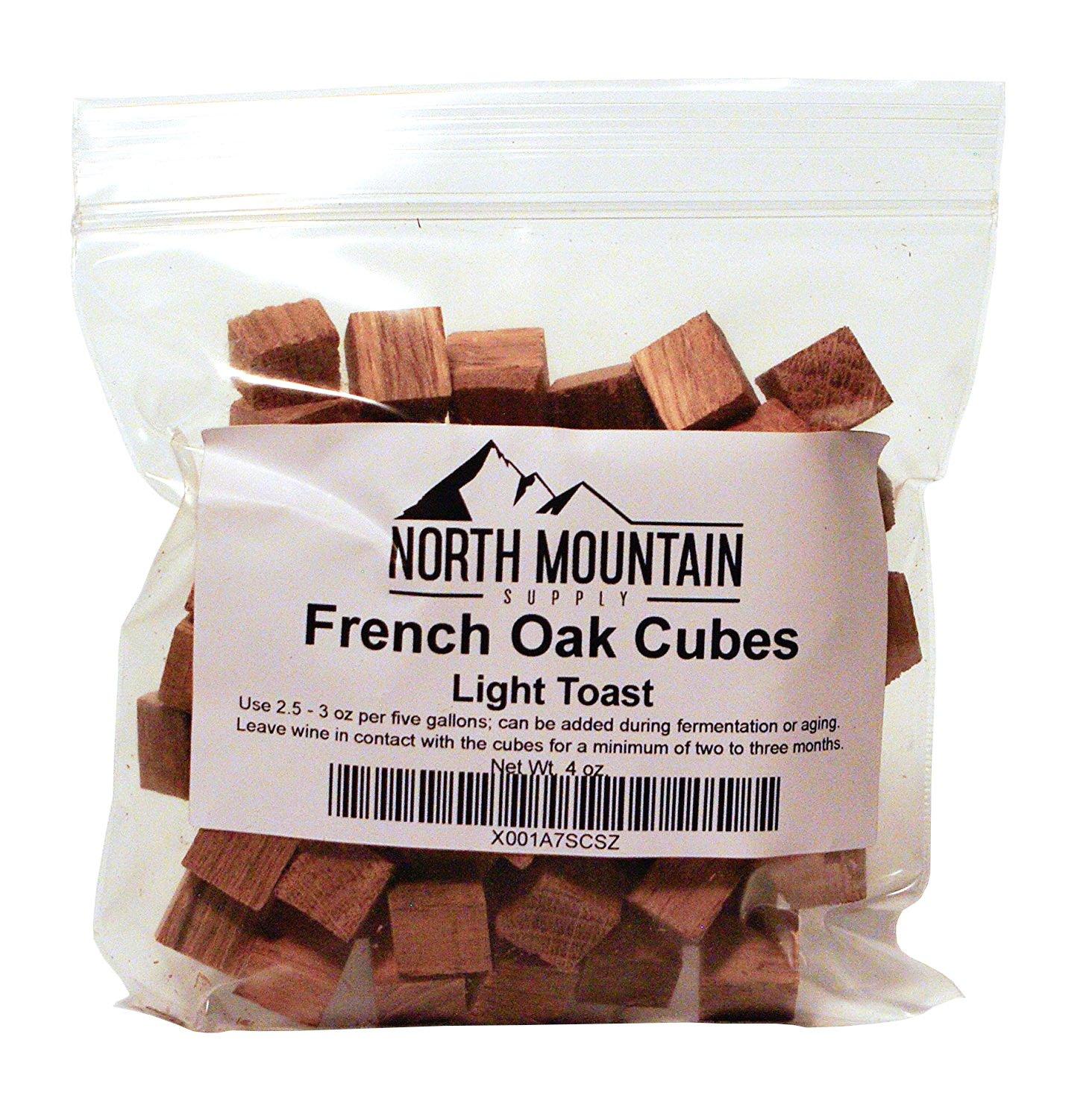 North Mountain Supply French Oak Cubes - Light Toast 4 Ounce | Buy Now with Express ...
