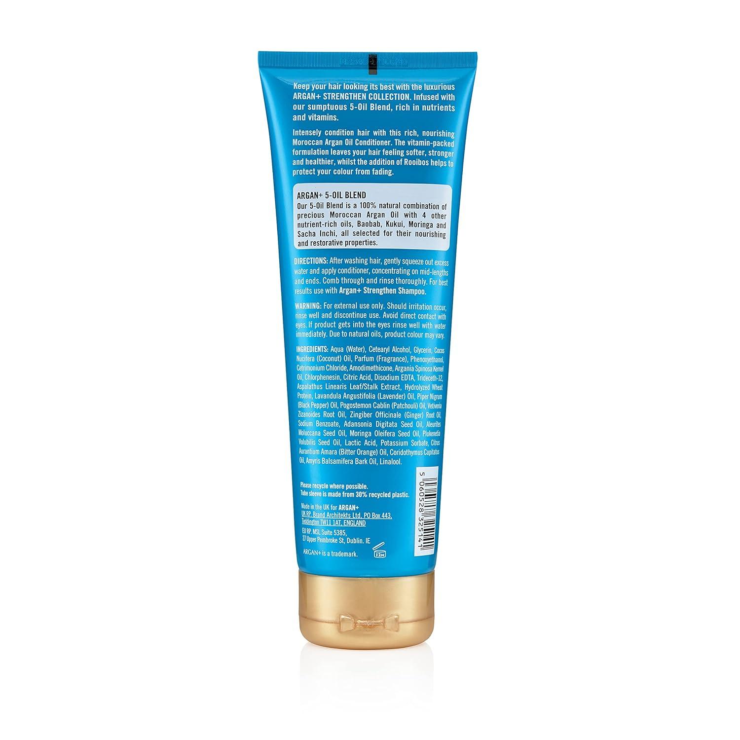 Argan + Strengthen Conditioner 250ml - Nourishing Hair Care for ...