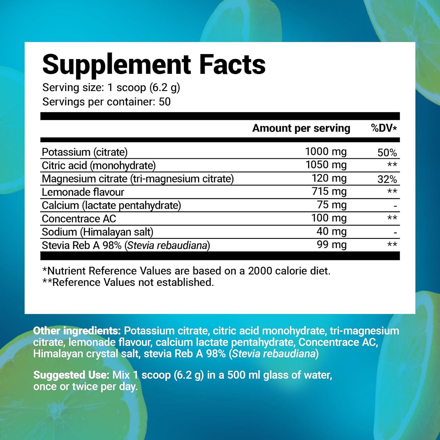 Dr. Berg Electrolyte Powder - Electrolyte Drink Supplements with 1000mg ...
