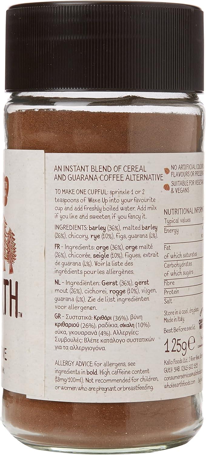 Whole Earth Wake Up Hot Guarana Drink 125g - Energizing Herbal Beverage ...