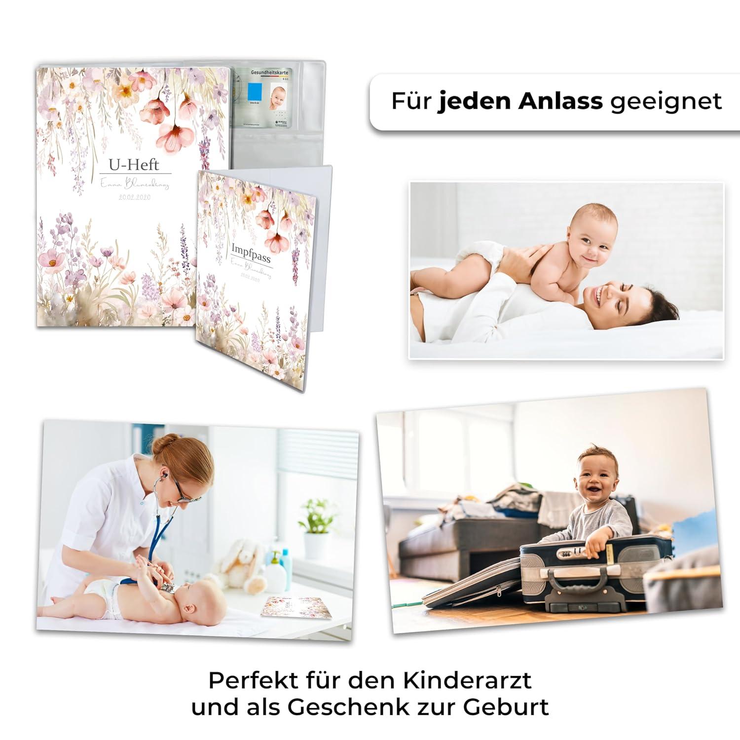 Minilino Personalized U Issue Cover Set - Premium 3-Part Organizer for ...
