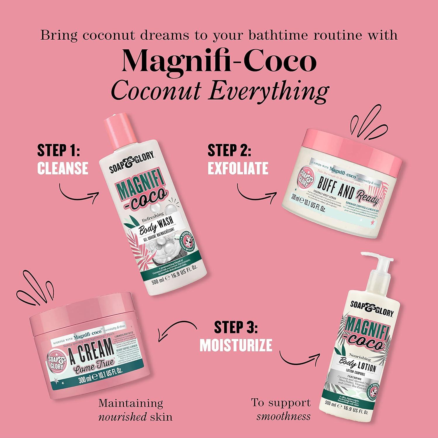 Soap & Glory Magnificoco Coconut Body Scrub - 300ml | Buy Now with ...
