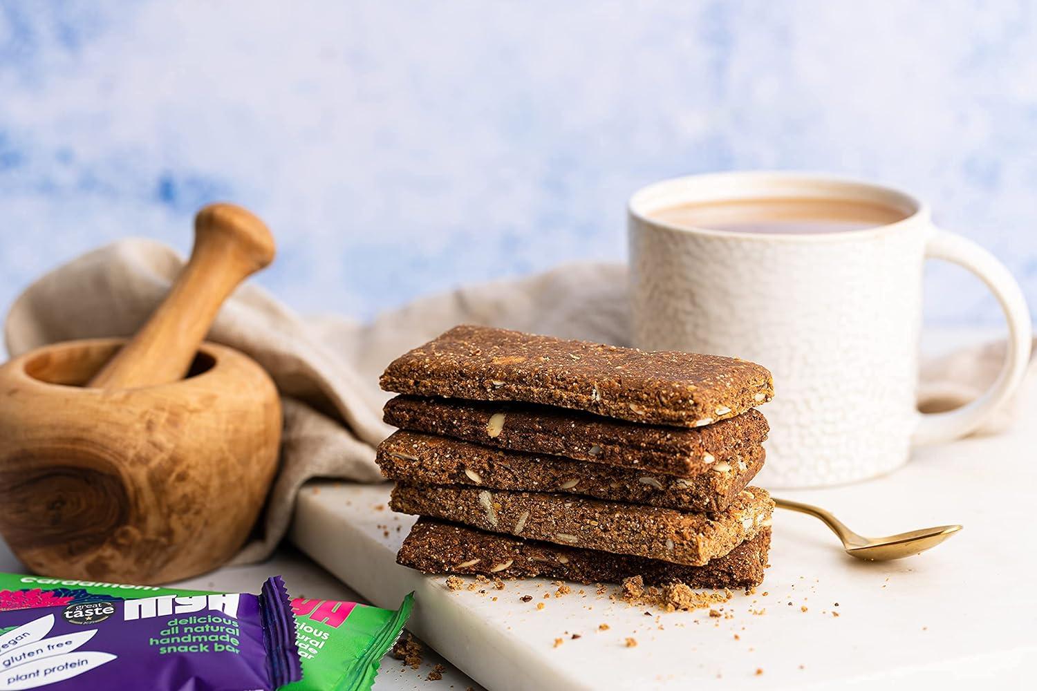Hiya Snack Bars All Natural Vegan High Fibre Gluten Free Low GI ...