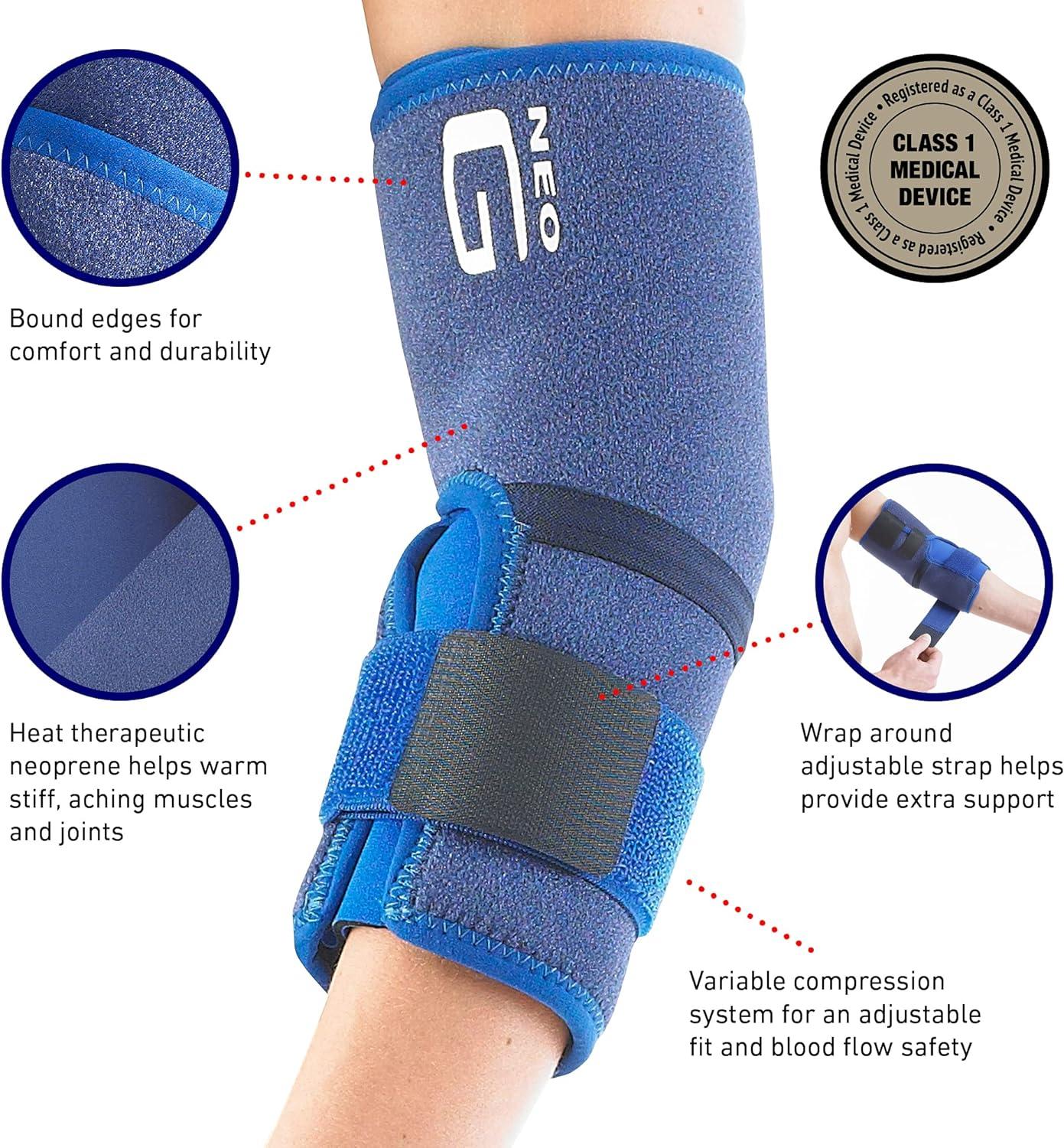 Neo-G Elbow Support - Adjustable Compression for Epicondylitis, Tennis ...