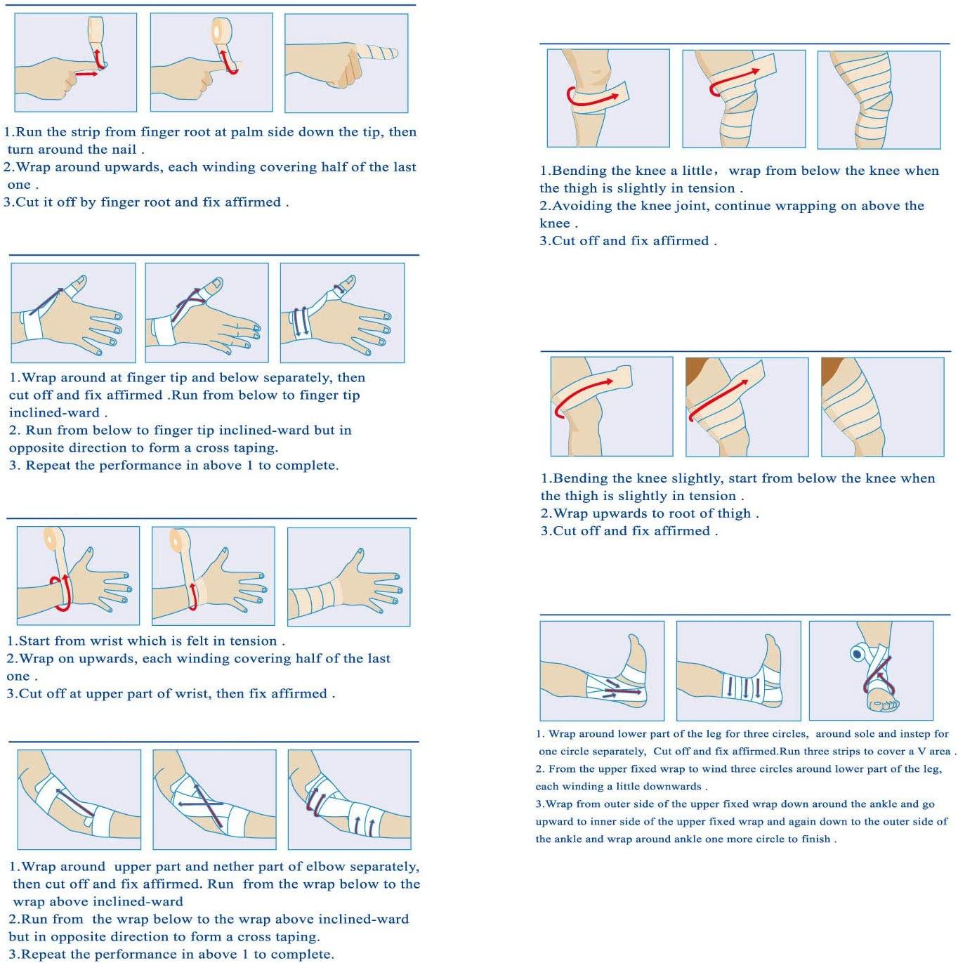 COMOmed Self Adherent Cohesive Bandage 2x5 Yards - 12 Rolls Hot Pink ...