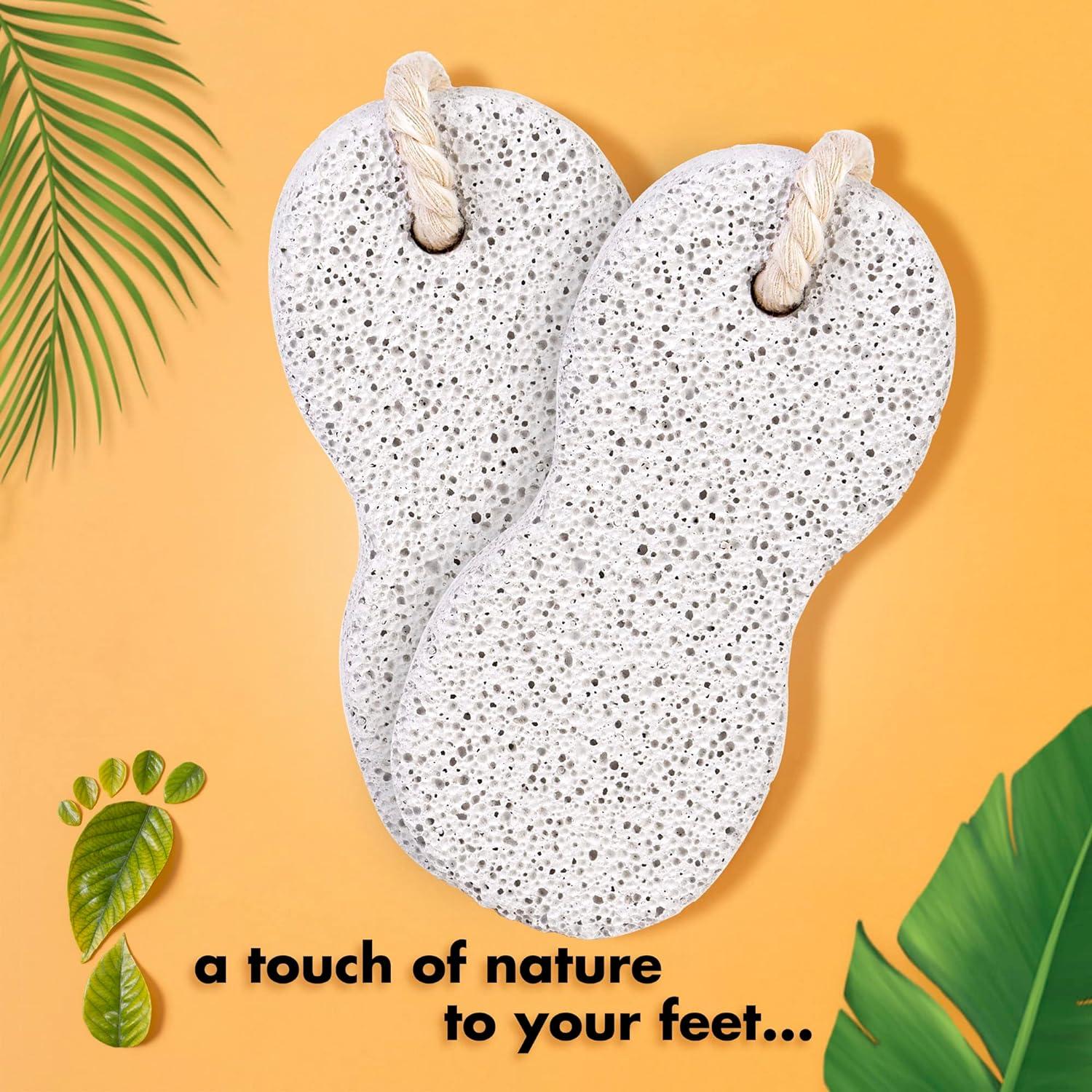 Jairestone Natural Earth Lava Pumice Stone for Feet - Foot Callus ...