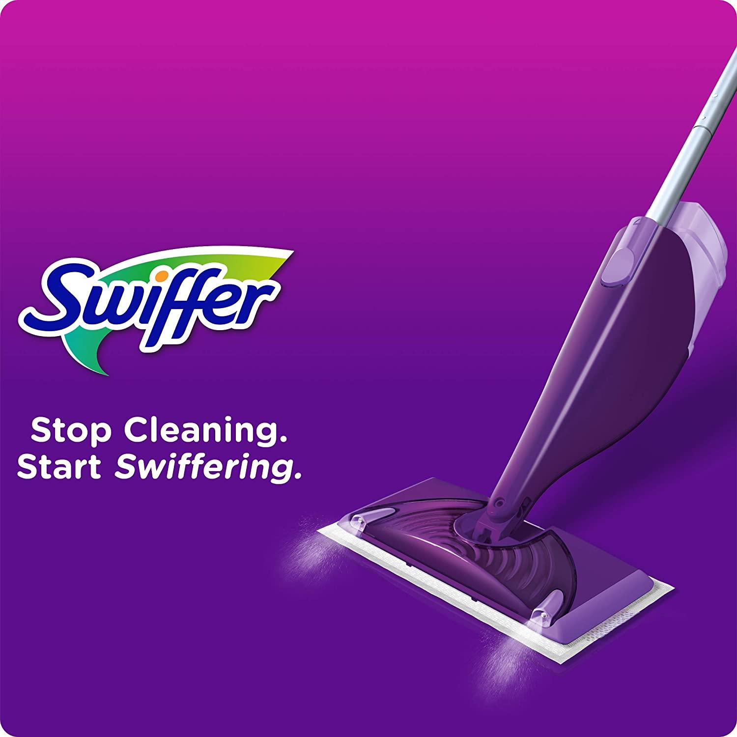 Swiffer WetJet Mops for Floor Cleaning Hardwood Floor Cleaner Spray Mop Pad Refill 20 Count ...