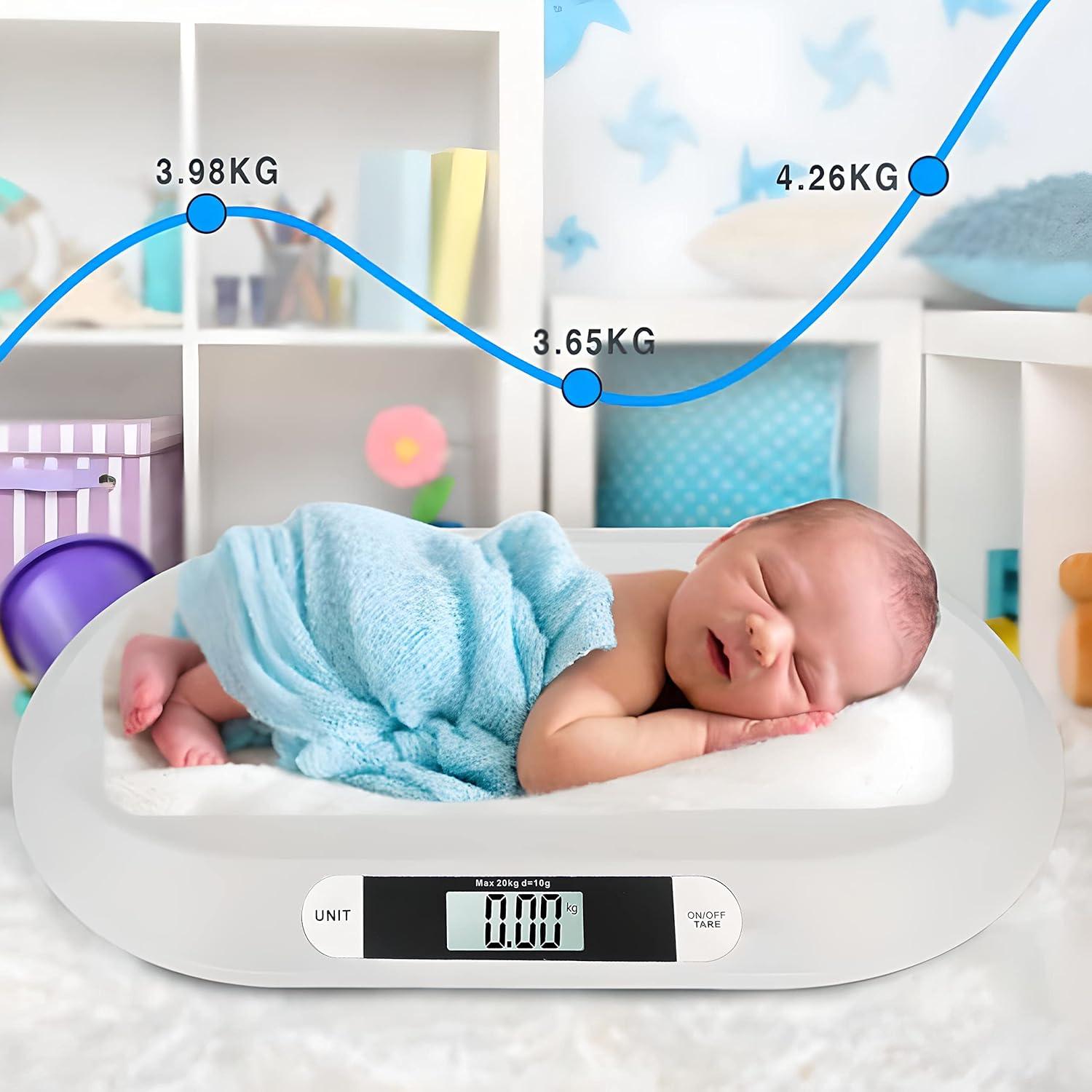 Retoo Baby Scale - Flat Digital 20kg | Accurate Infant Weight ...