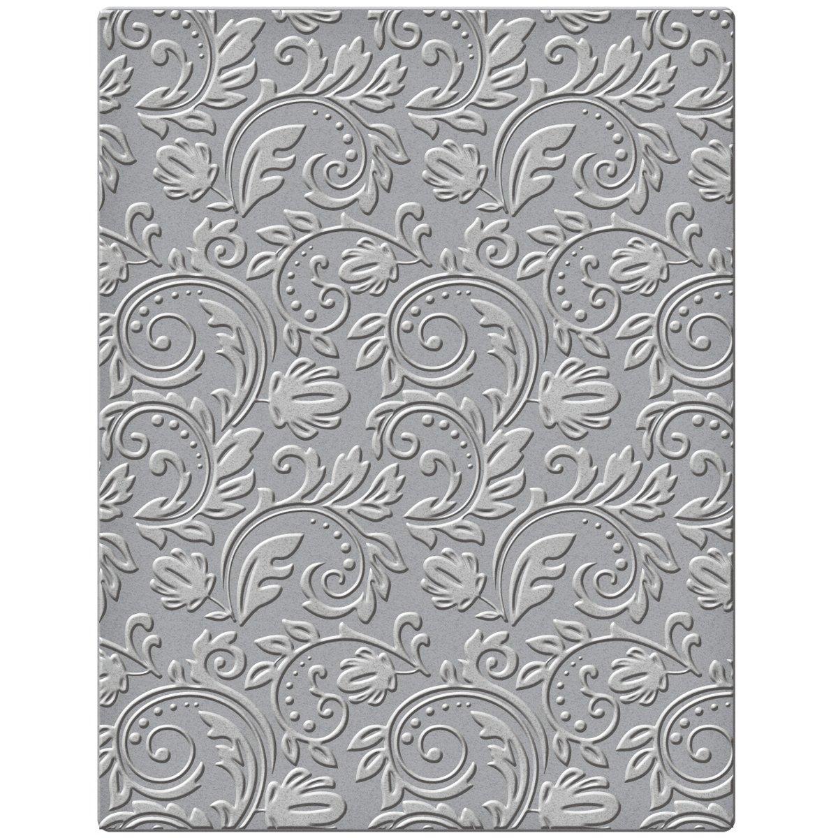 Spellbinders Floral Embossing Folder - Exquisite Embossing Design | Buy ...