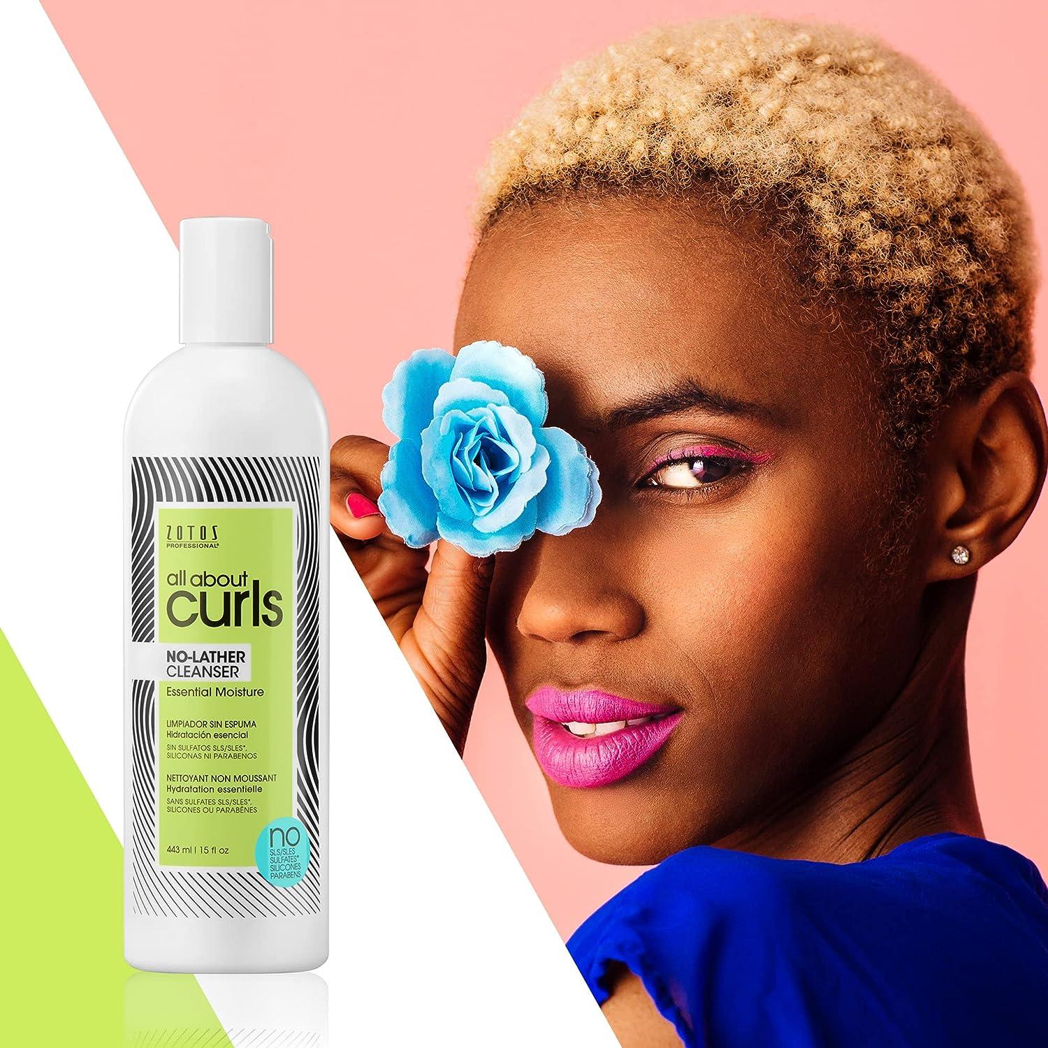 All About Curls No-Lather Cleanser Shampoo - 15 Fl Oz | Gentle ...