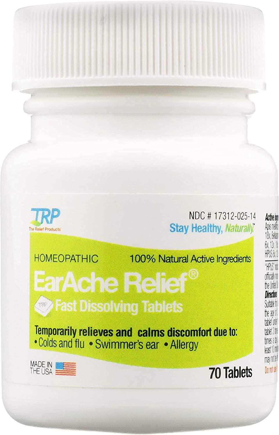 Earache Relief Tablets | 70 Count | The Relief Products | Buy Now with ...