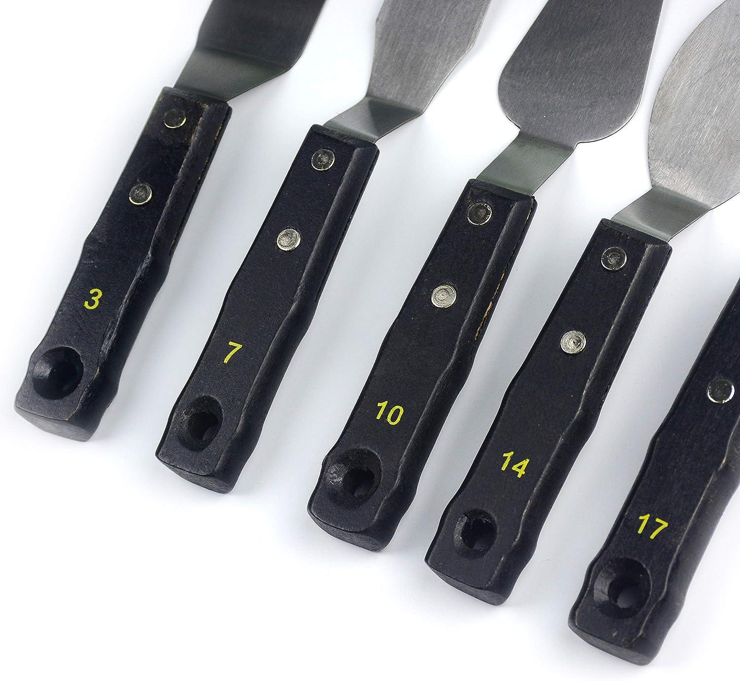 5pcs Large Painting Knife Set by AebDerp - Stainless Steel Palette ...