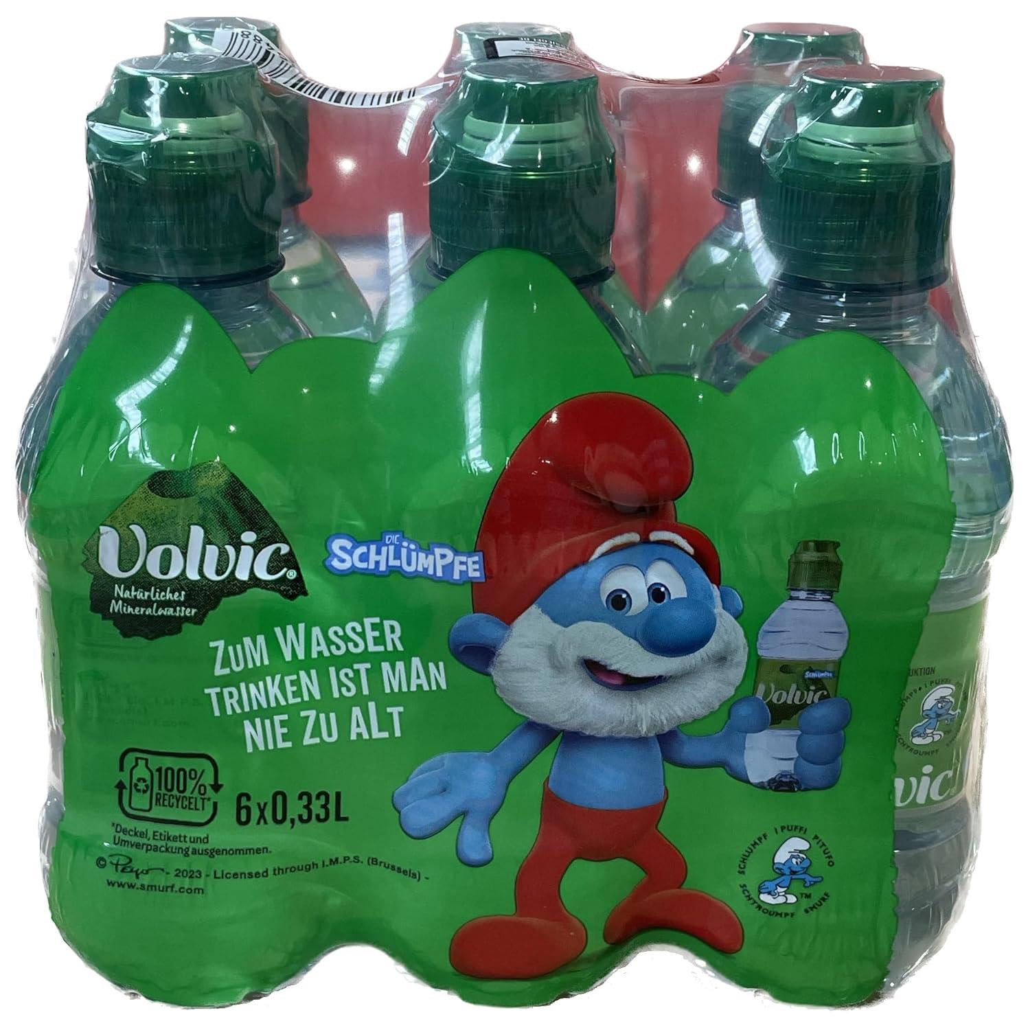 Volvic Natural Mineral Water 4 x 6 Pack - 24 x 0.3L | Premium ...
