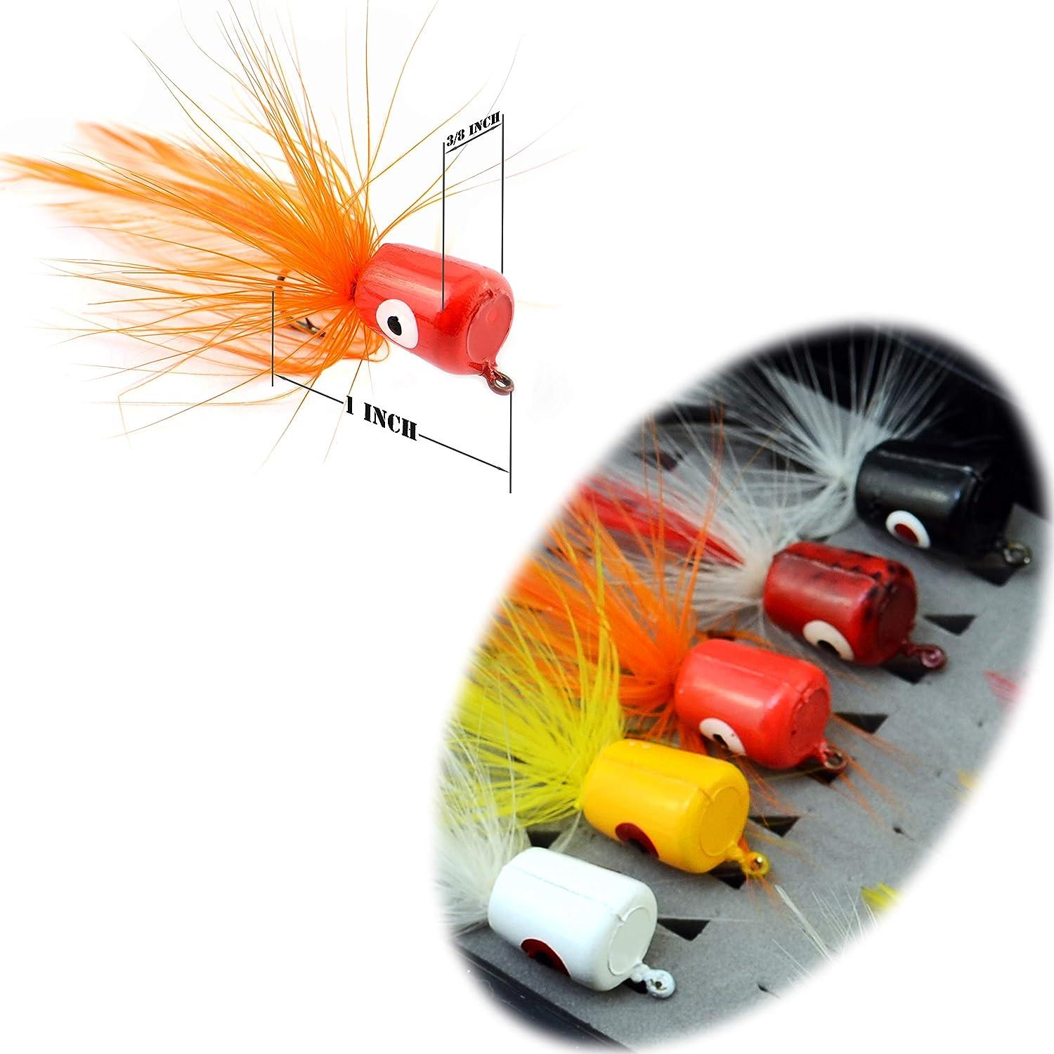 YAZHIDA Fly Fishing Flies Kit for Trout, Salmon, and Bass - Dry/Wet ...