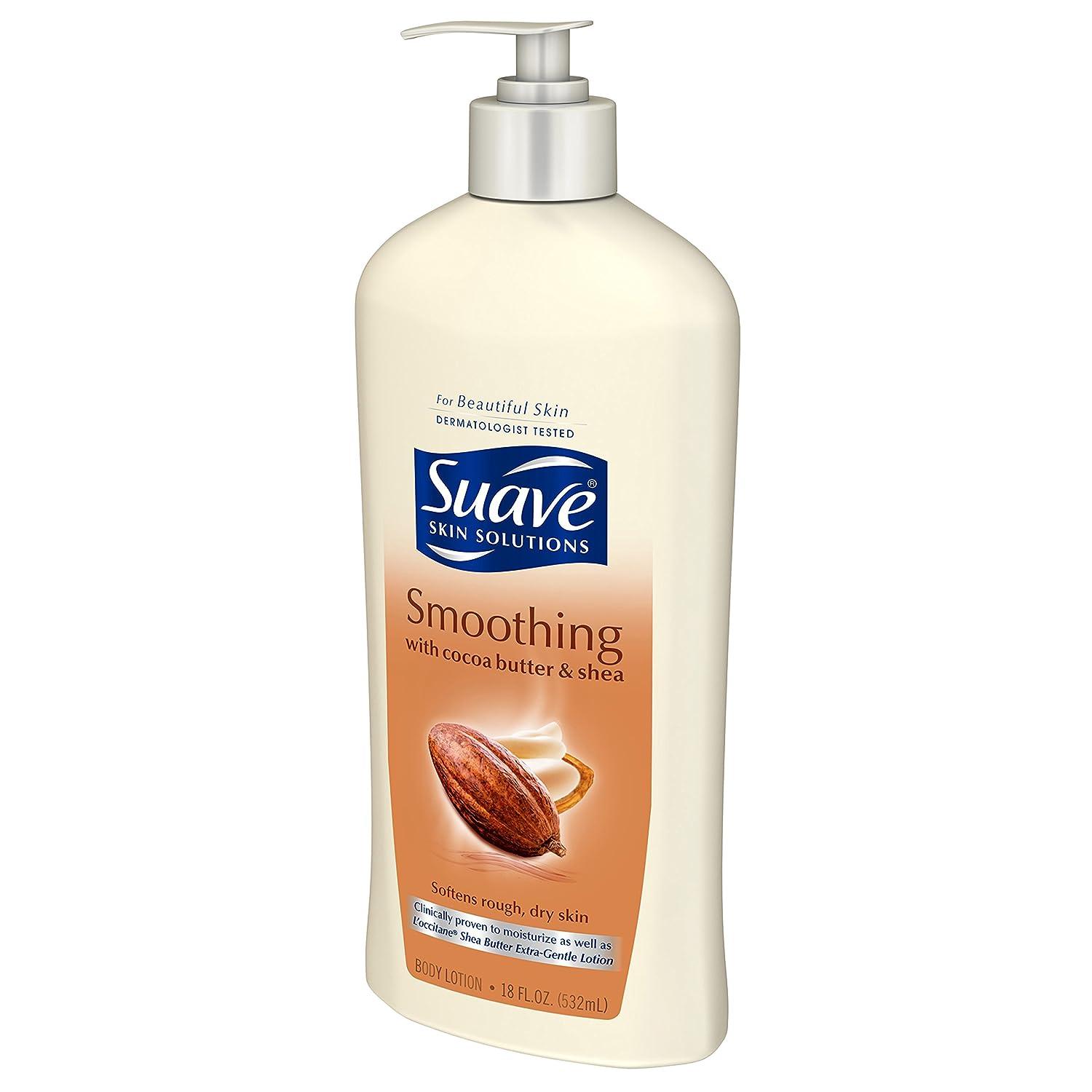 Suave Skin Solutions Cocoa Butter & Shea Body Lotion - 18 oz (Pack of 1 ...