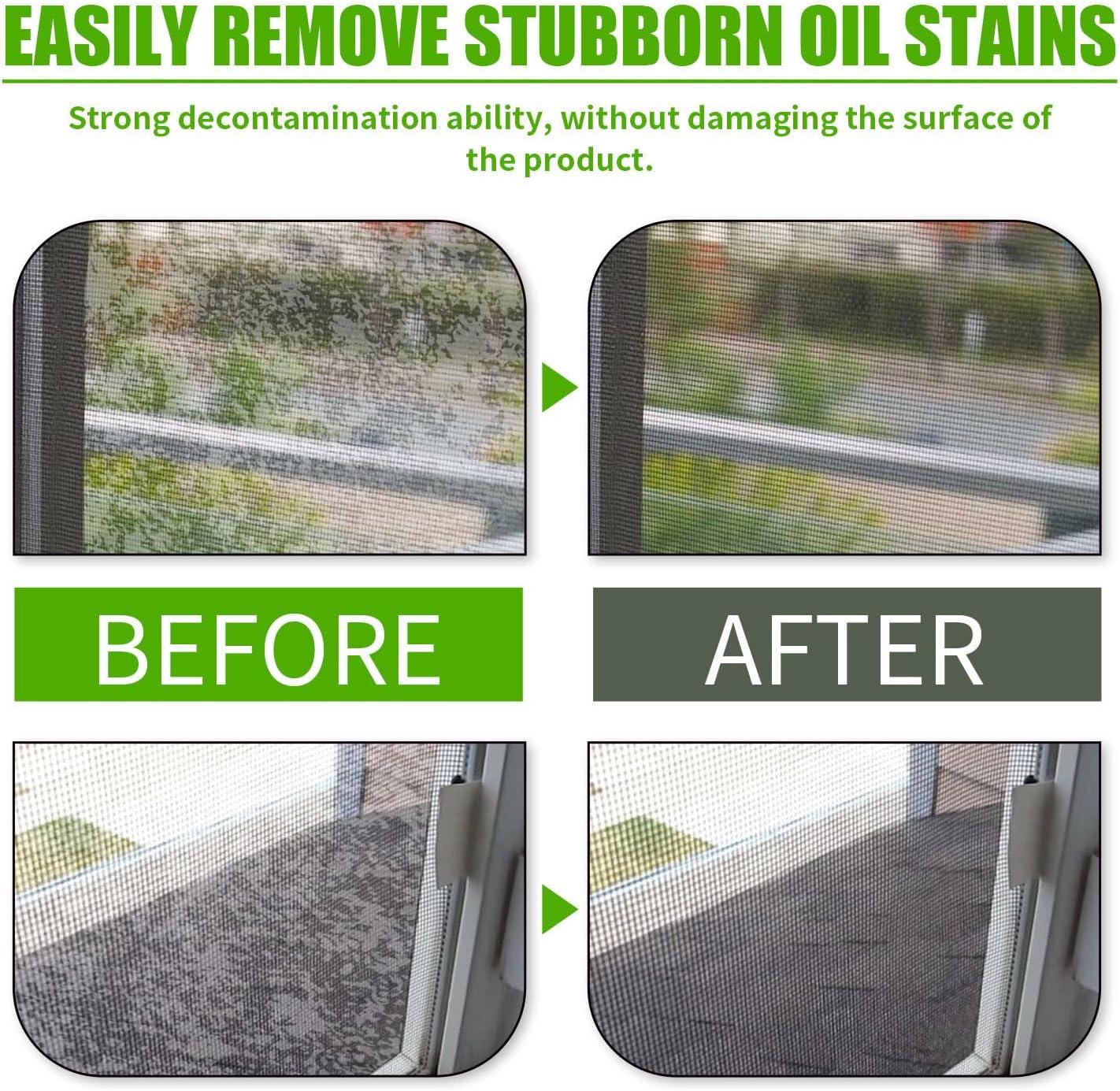 No-Removal Window Screen Foam Cleaner dust and Scale Removal Door and ...