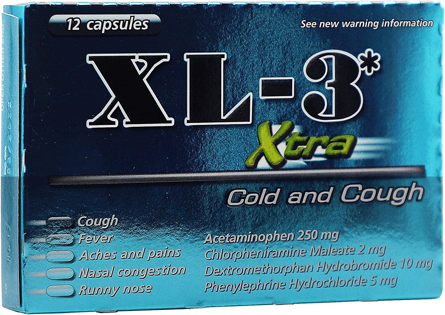 XL-3 Xtra Cold & Cough 2-Pack: Relieve Cough and Cold Symptoms | Buy Now with Express ...