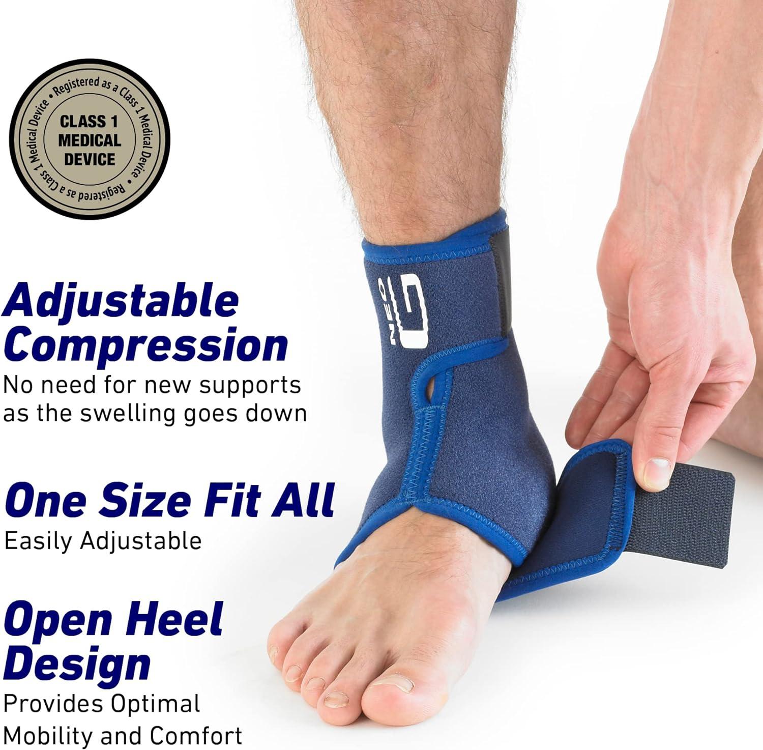 Neo-G Adjustable Compression Ankle Support Brace for Sprained Ankles ...