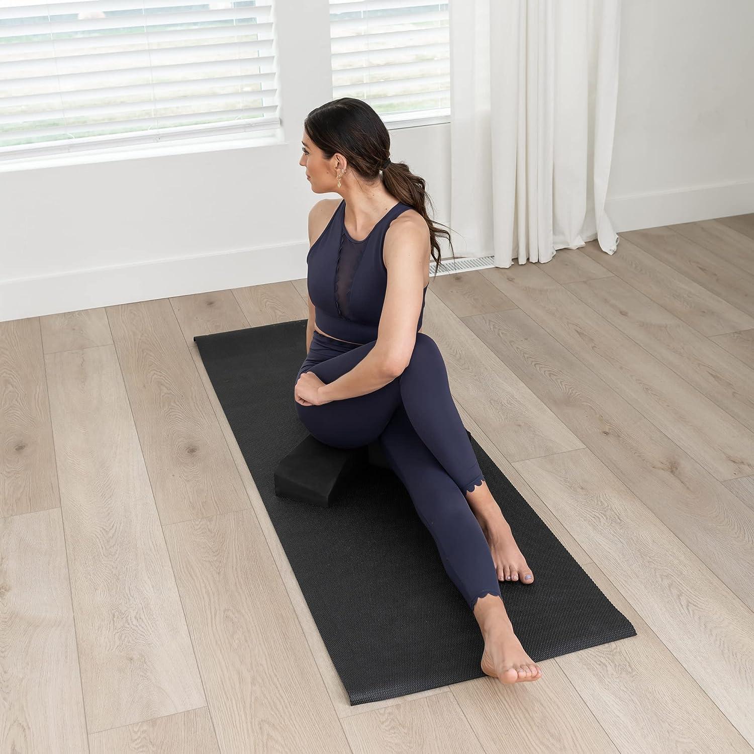 Asanaseat Multifunctional Yoga Block Set of 2 - Meditation Seat, Floor ...