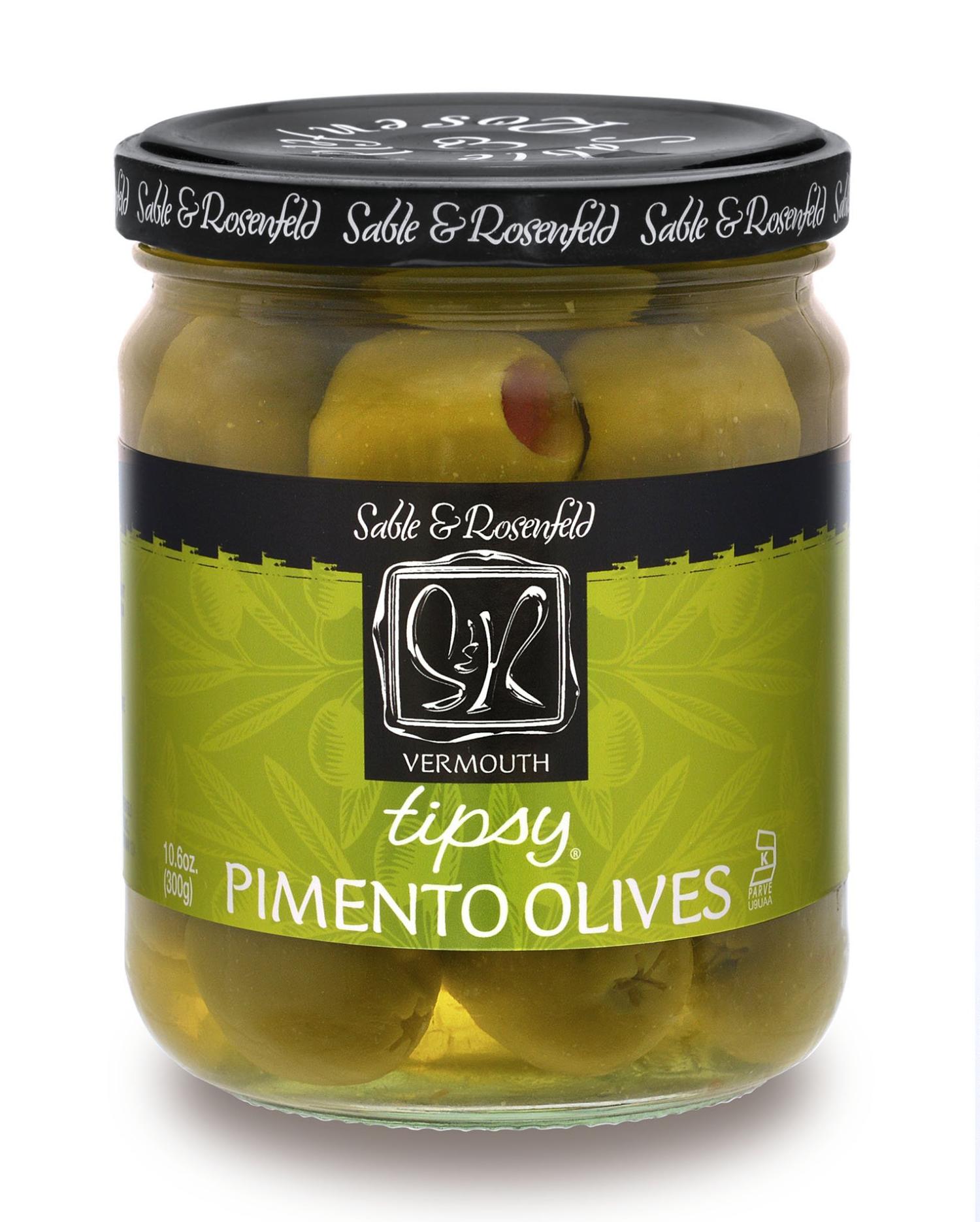 Sable and Rosenfeld Tipsy Olives 10.6 oz - Pack of 6 | Gourmet Snack ...