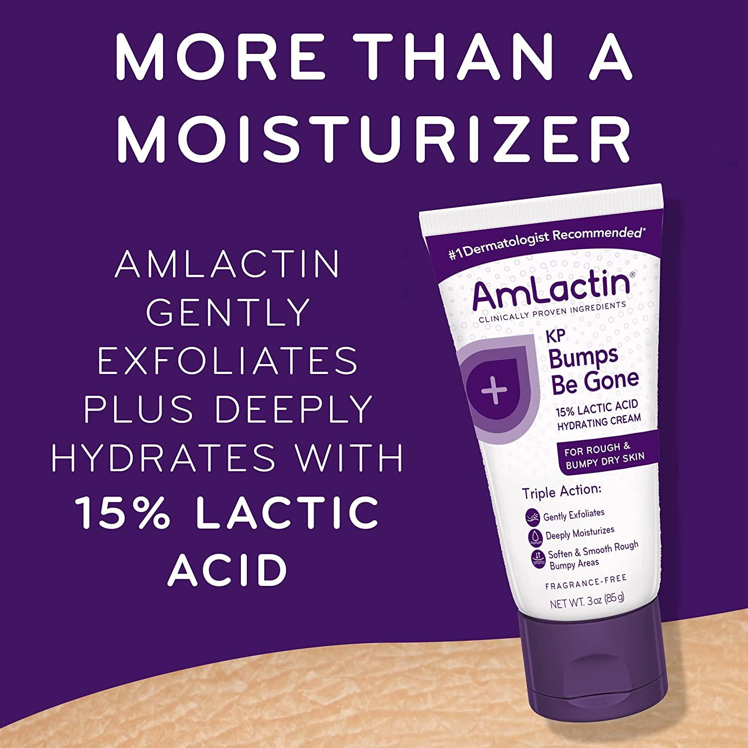 AmLactin KP Bumps Be Gone Hydrating Cream - 3 Oz Tube | Buy Now with ...