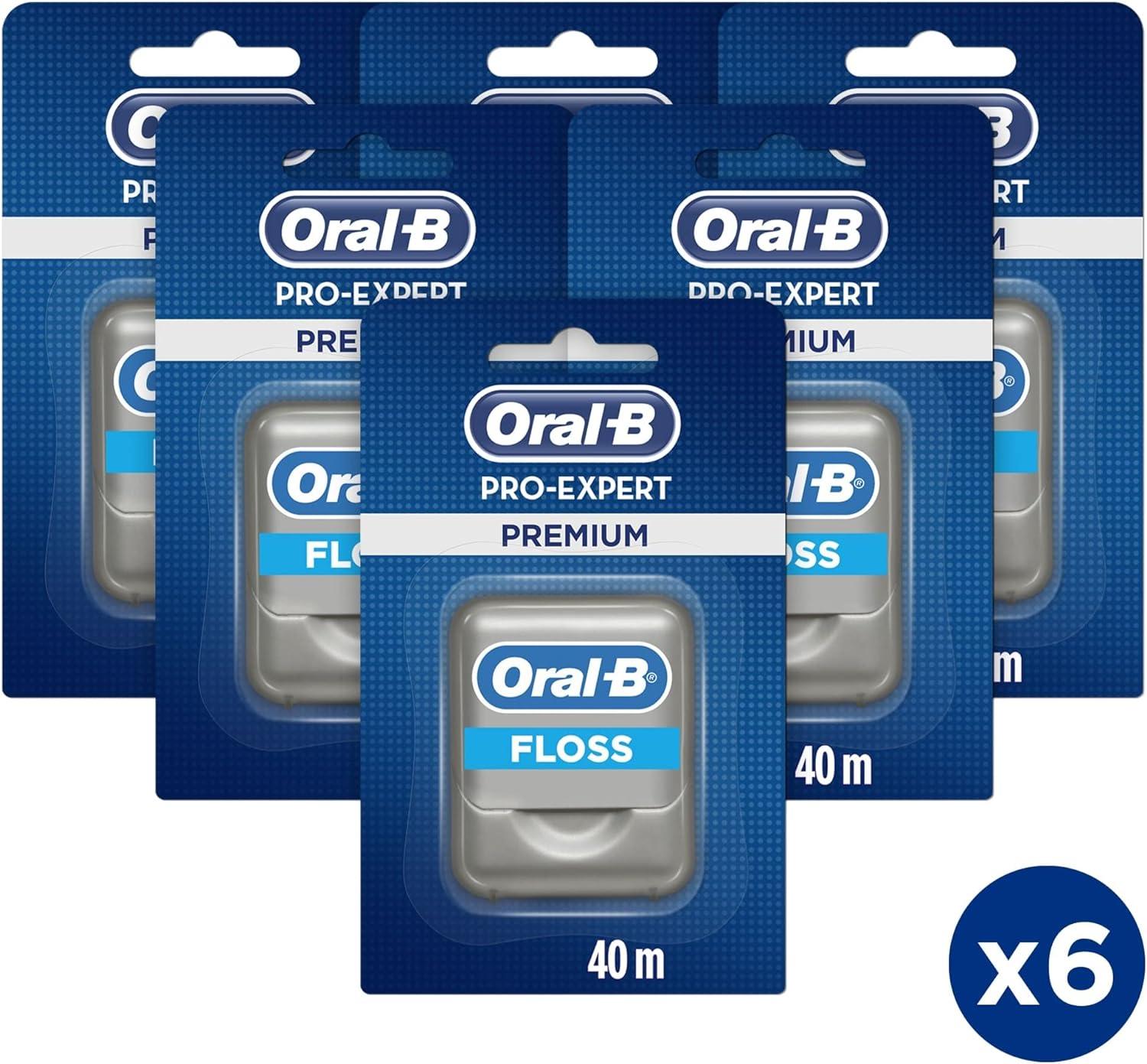 Oral-B Pro-Expert Dental Floss Premium 240m - Sensitive Teeth Gum Care - Gingivitis Treatment ...