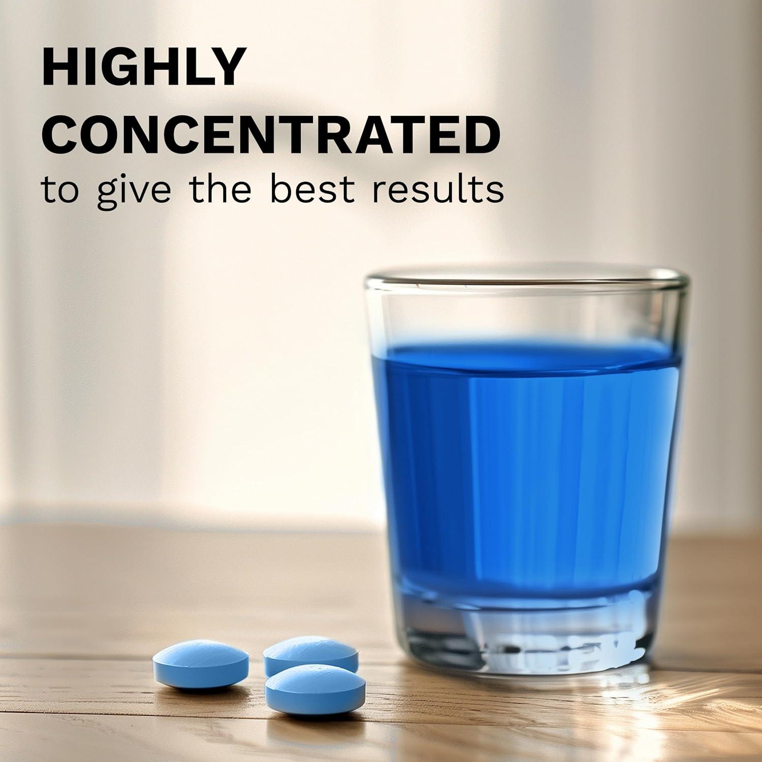 Instant Bluing Tablets - Dissolves in Toilet Water | 100 Tablets for ...