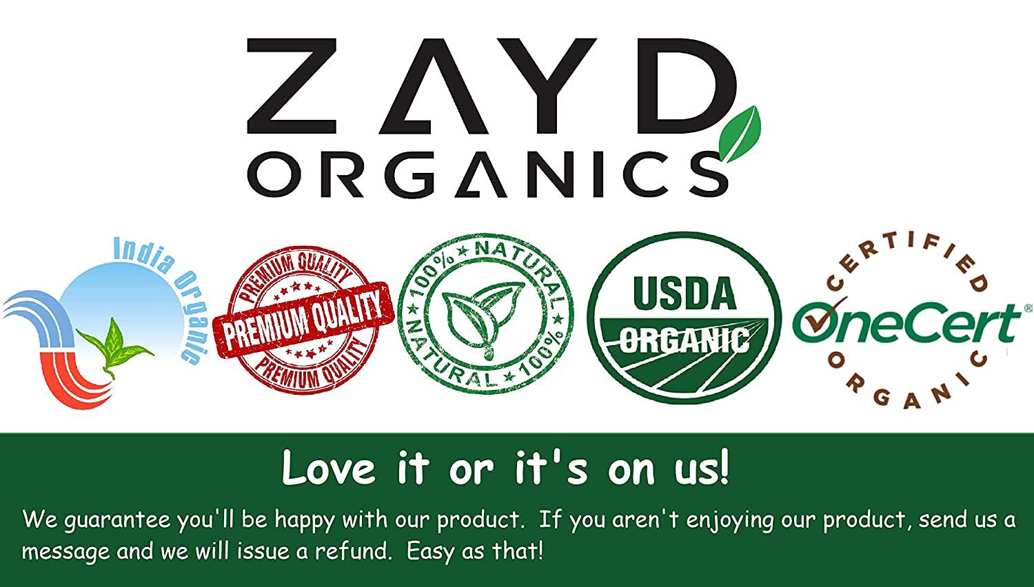 Zayd Organics Amchur Powder - USDA Organic Dry Mango Ground - 16oz ...