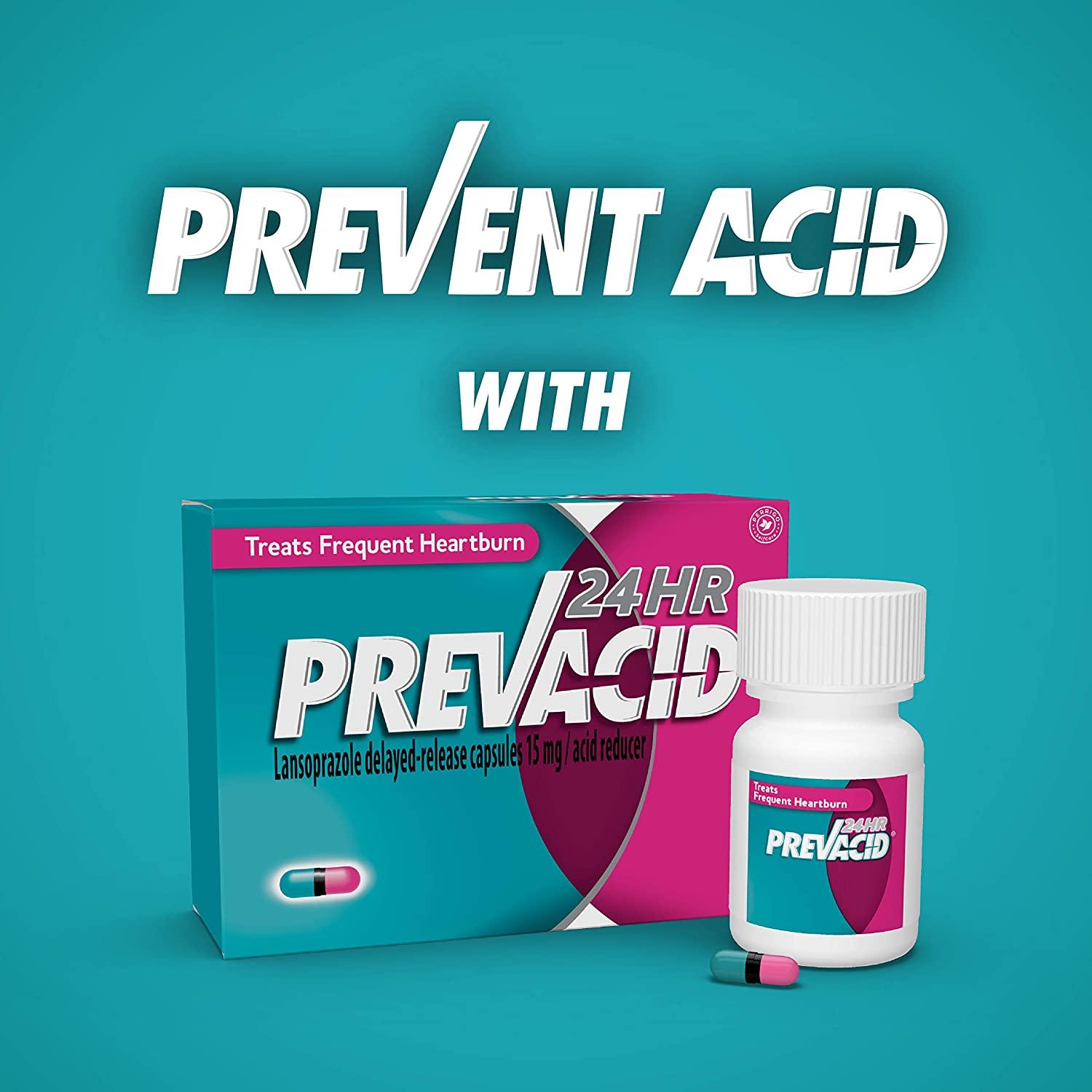 Prevacid 24hr Lansoprazole Delayed Release Capsules 15 Mg Acid Reducer