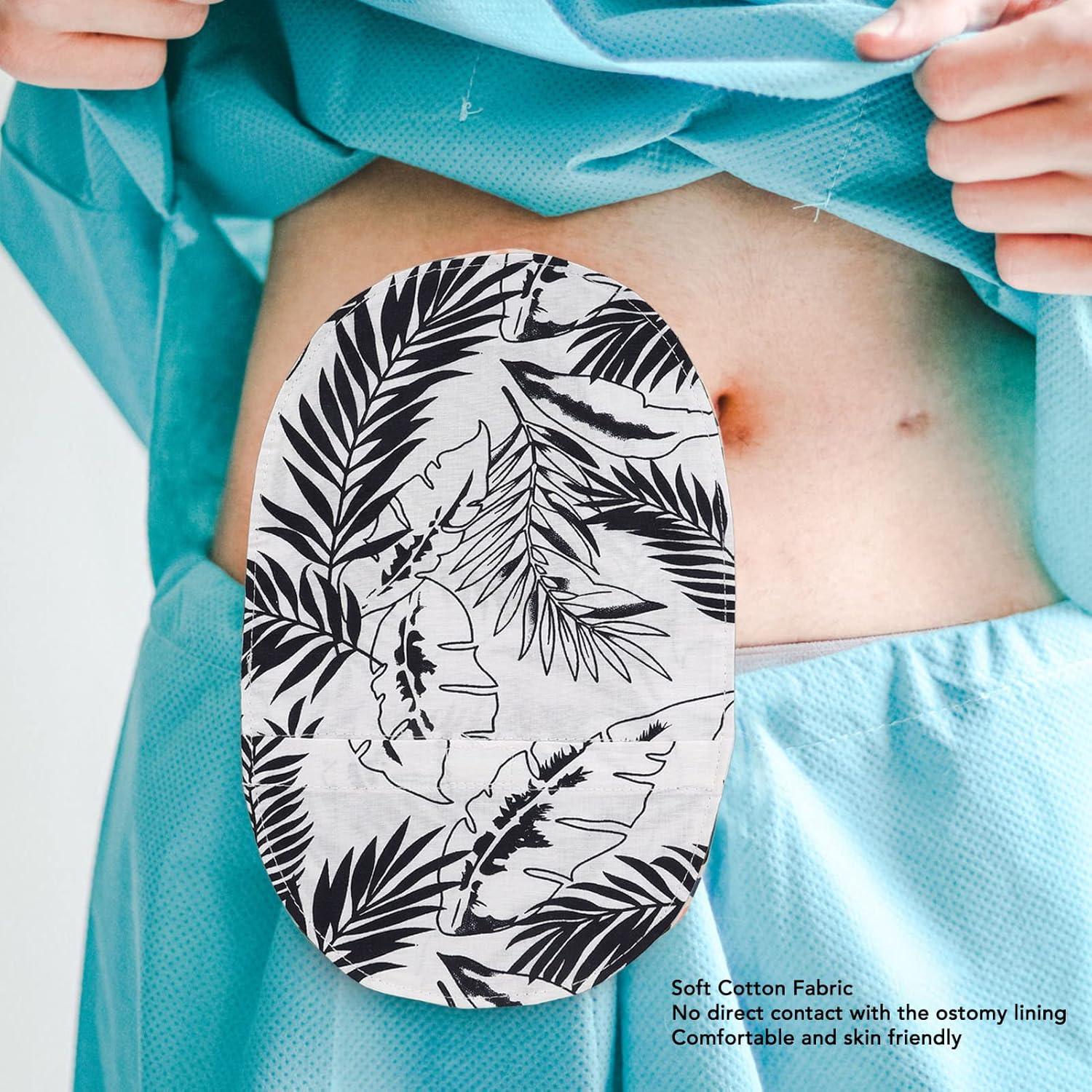 Colostomy Bag Cover - Soft & Breathable Leak Protection with Leaf ...