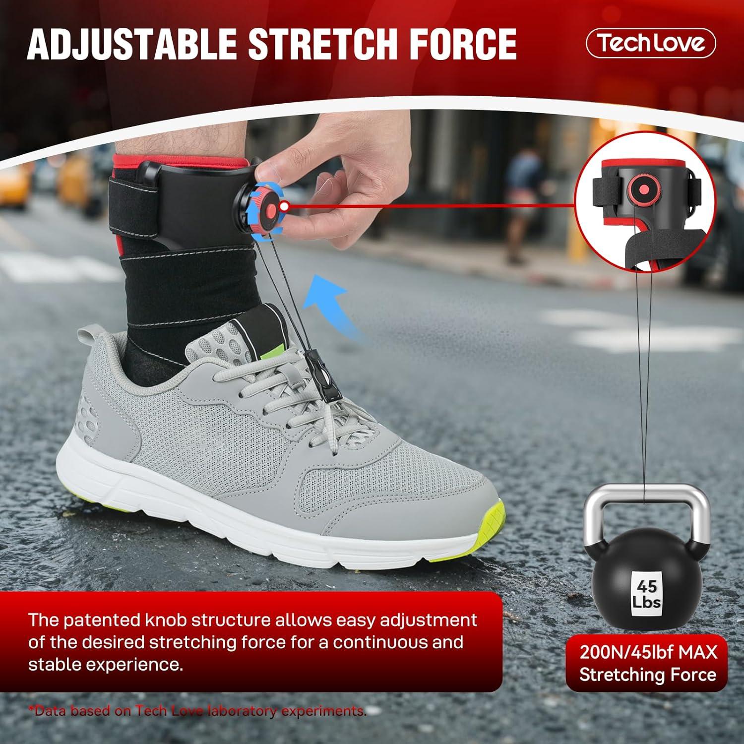 Tech Love AFO Foot Drop Brace | Adjustable Orthosis for ALS MS Stroke ...