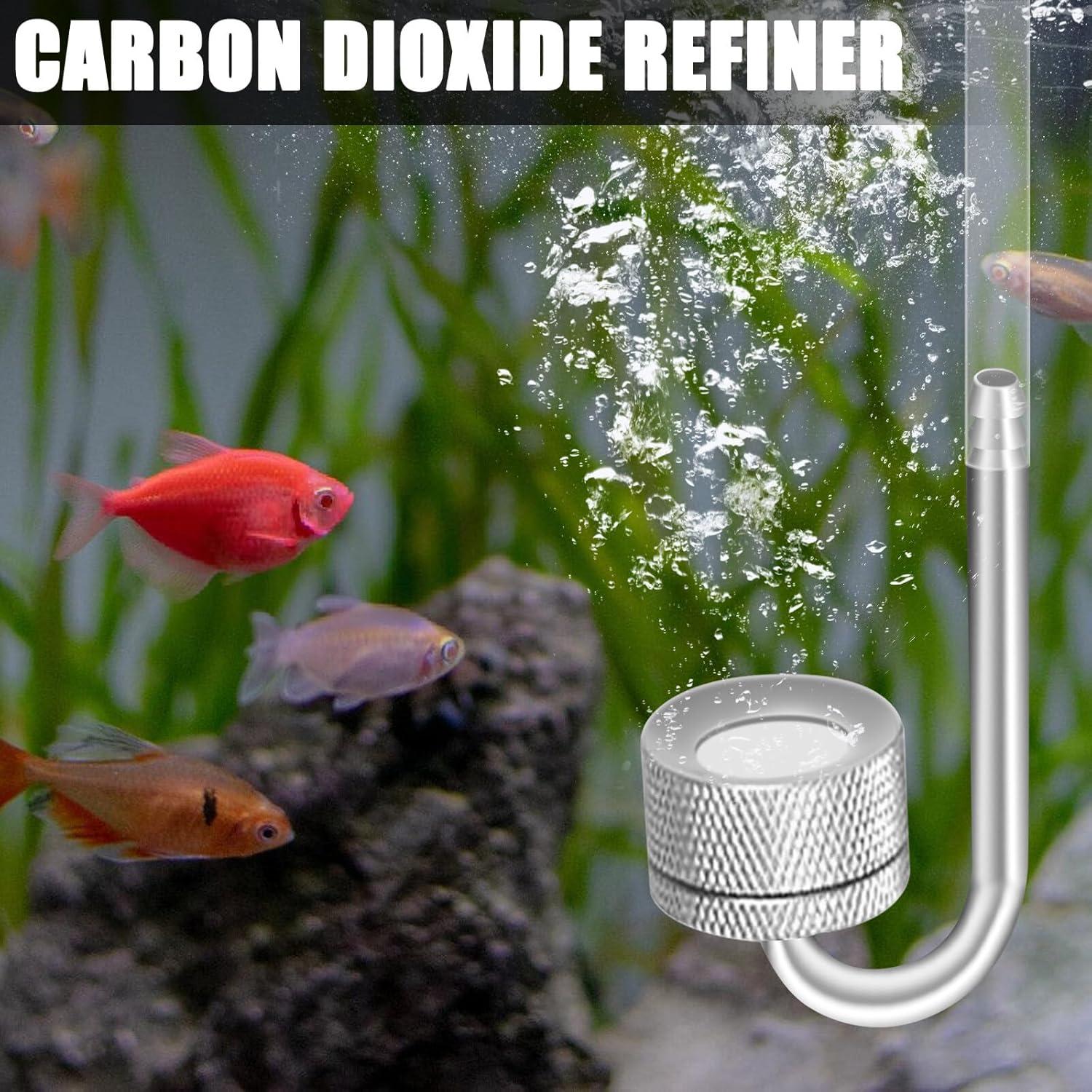 VAILEAL CO2 Diffuser for Aquariums - Oxygen Atomizer with Suction Cups ...