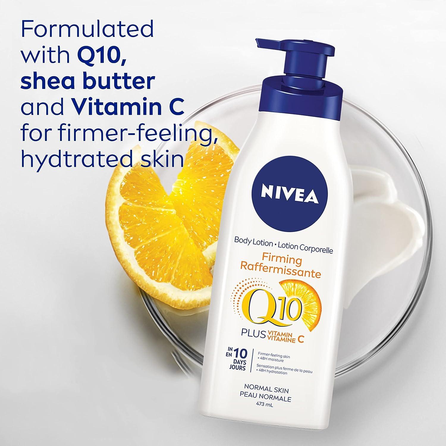 NIVEA Firming Lotion with Advanced Q10 Complex - Skin Tightening and ...