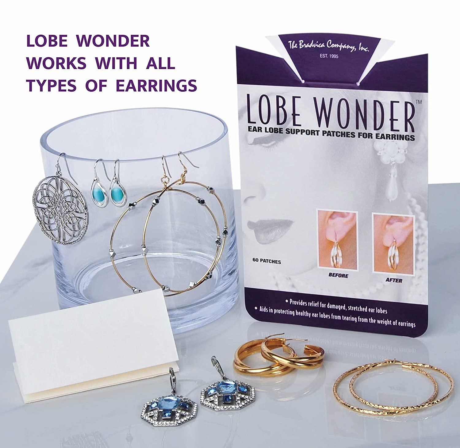Lobe Wonder Ear Lobe Support Patches -- 60 ct.